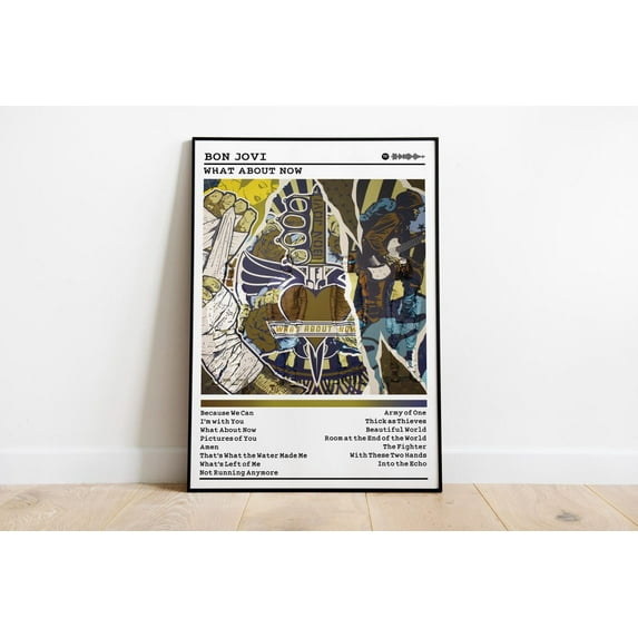 Bon Jovi 'What About Now' Album Cover : Rock Music Wall Art #529 ...