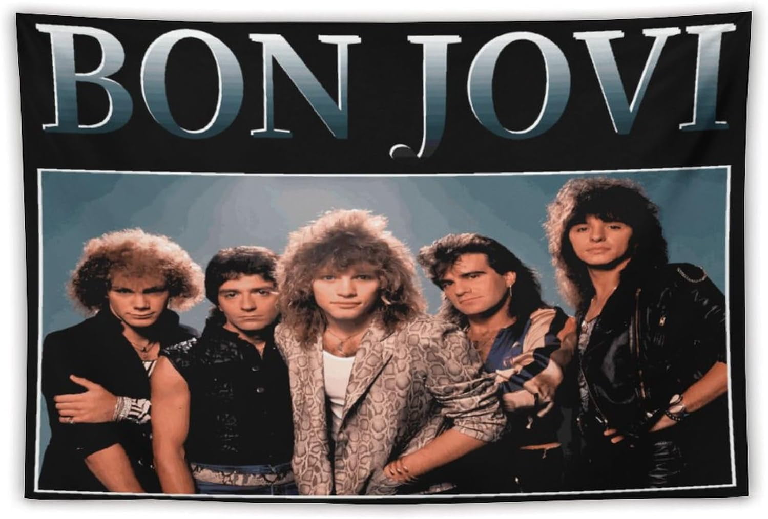 Bon Rock Band Jovi Tapestry Flag Music Cool Tapestry Wall Hanging ...