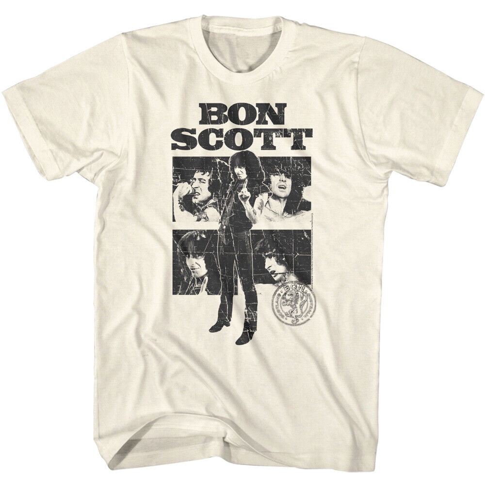 Bon Scott T-Shirt The Moods of the ACDC Front man Rock Concert Merch ...