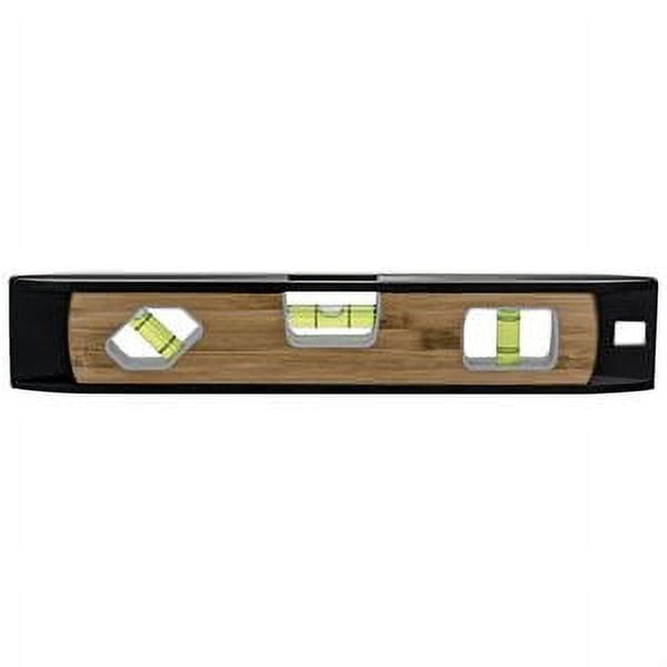 Bon Tool 34-159 Aluminum & Bamboo Torpedo Level - 10" - Walmart.com