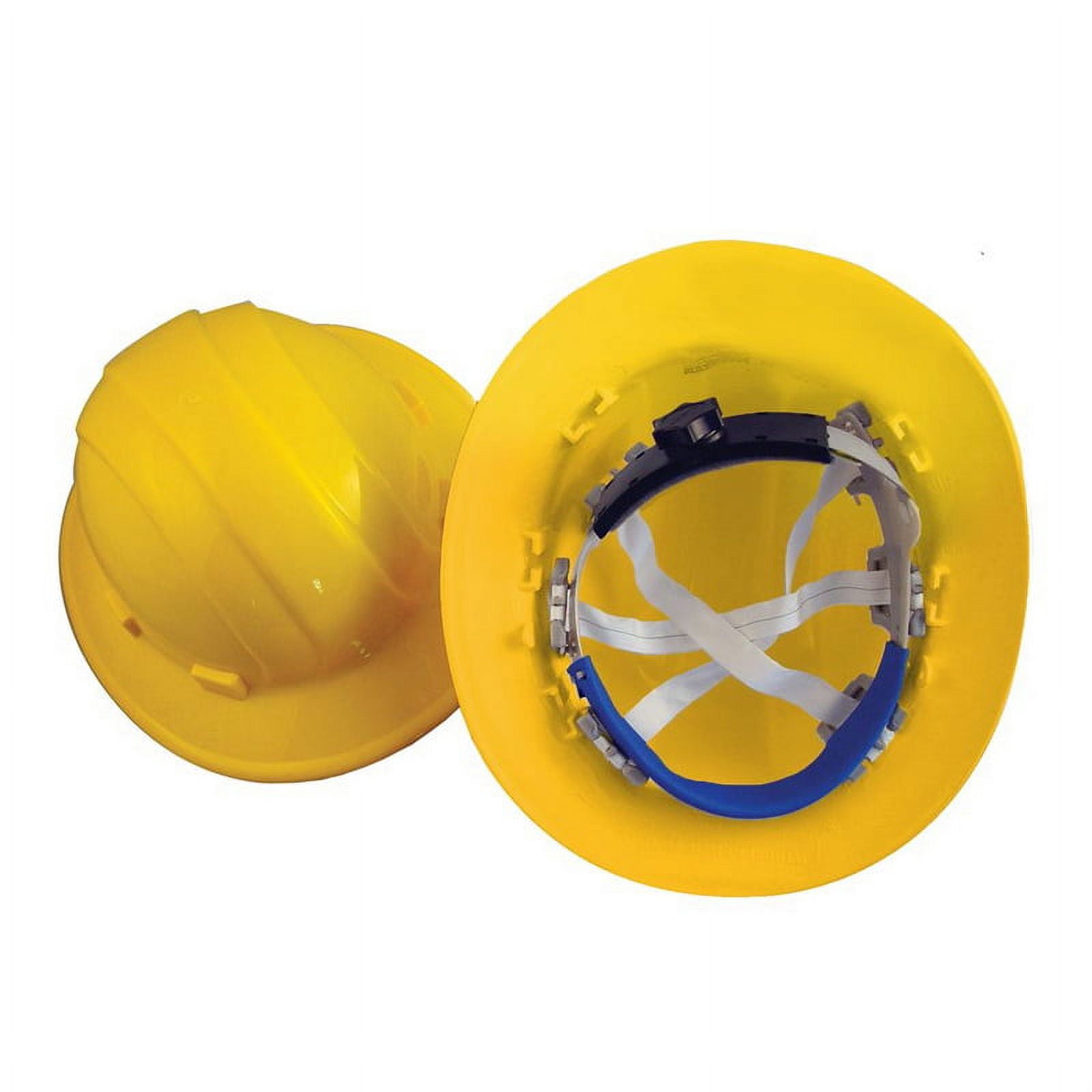 Bon Tool 84-537 Hard Hat - Full Brim - Yellow With Ratchet - Walmart.com