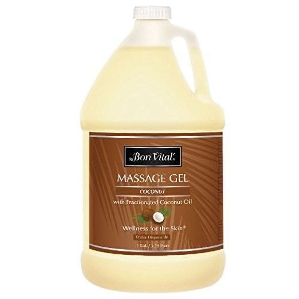 Bon Vital' Coconut Massage Gel, 100% Coconut Oil, 1 Gallon - Walmart.com