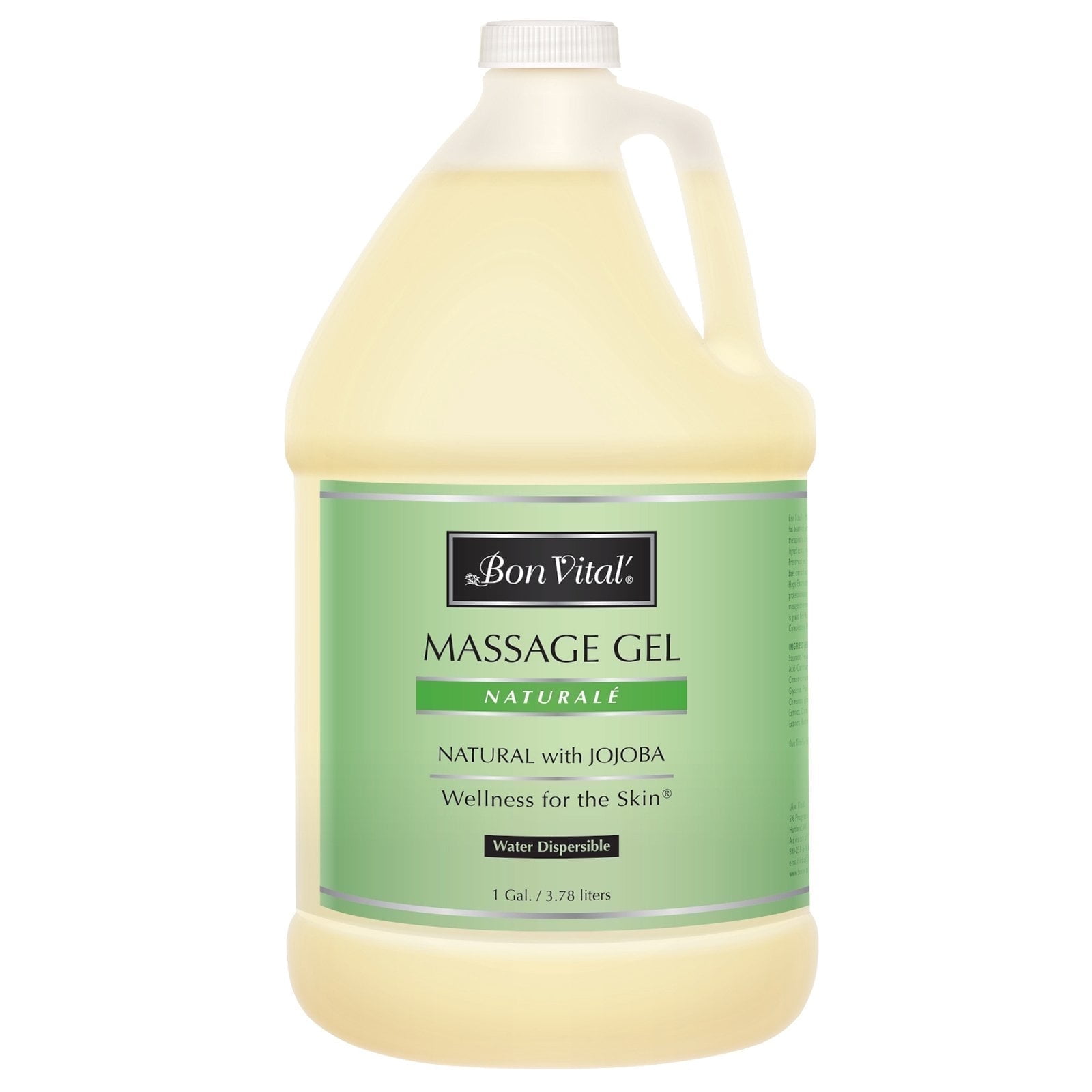 Bon Vital' Naturale Massage Gel, 1 Gallon, Hypoallergenic, Sensitive Skin - Walmart.com
