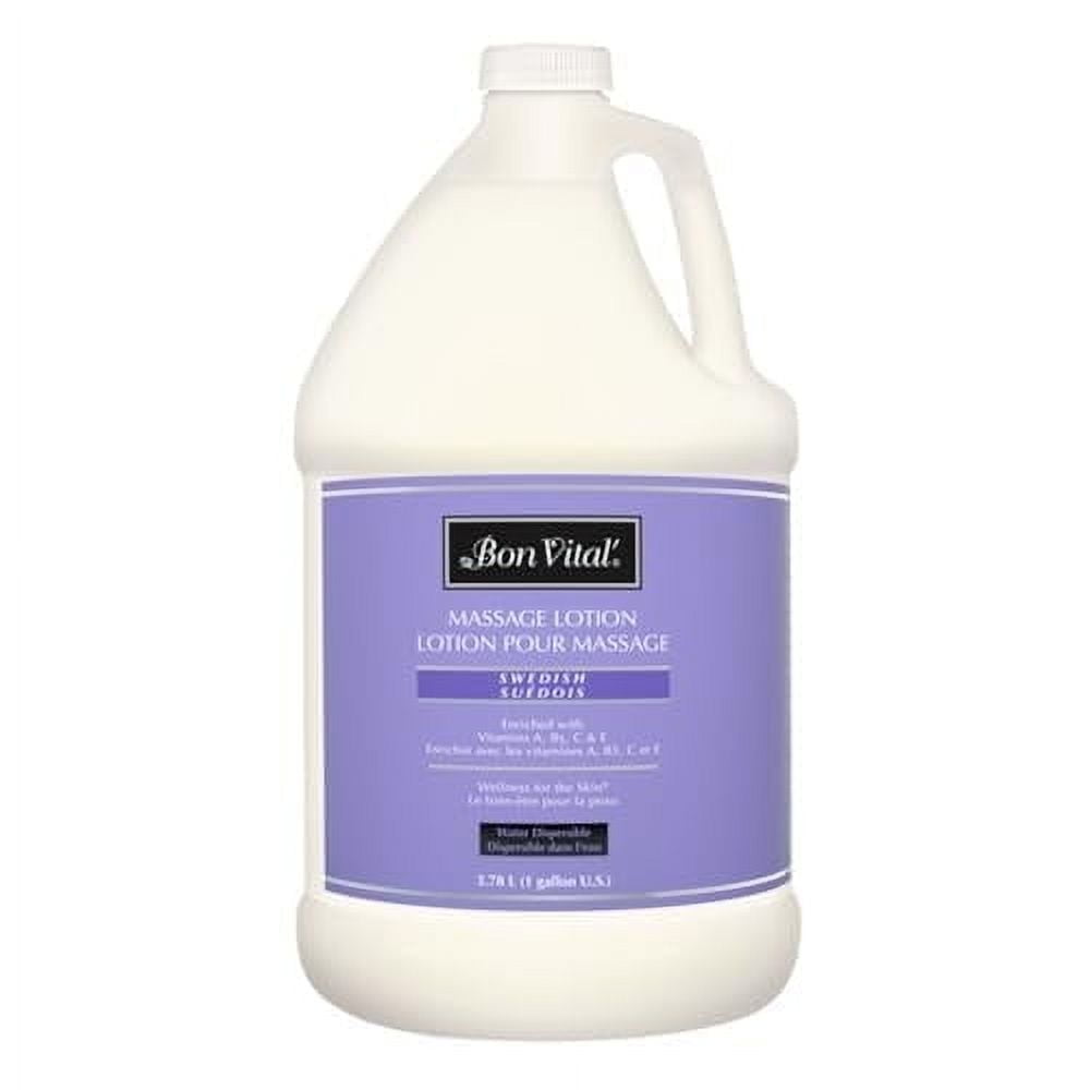 Bon Vital' Swedish Massage Lotion, Improves Skin Tone, 1 Gallon ...
