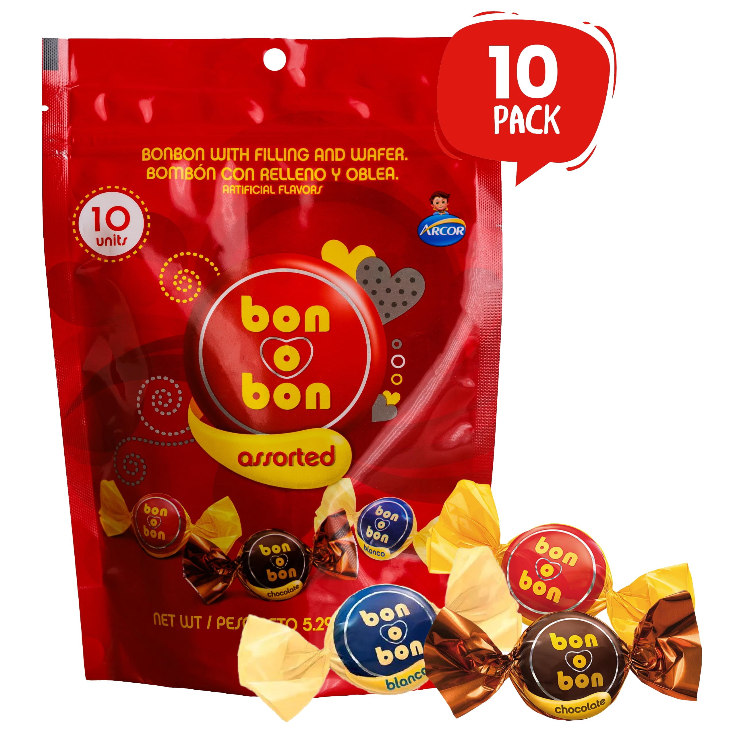 Bon o Bon Chocolate MFF30 Truffle Mix, Milk, Dark, & White Chocolate ...