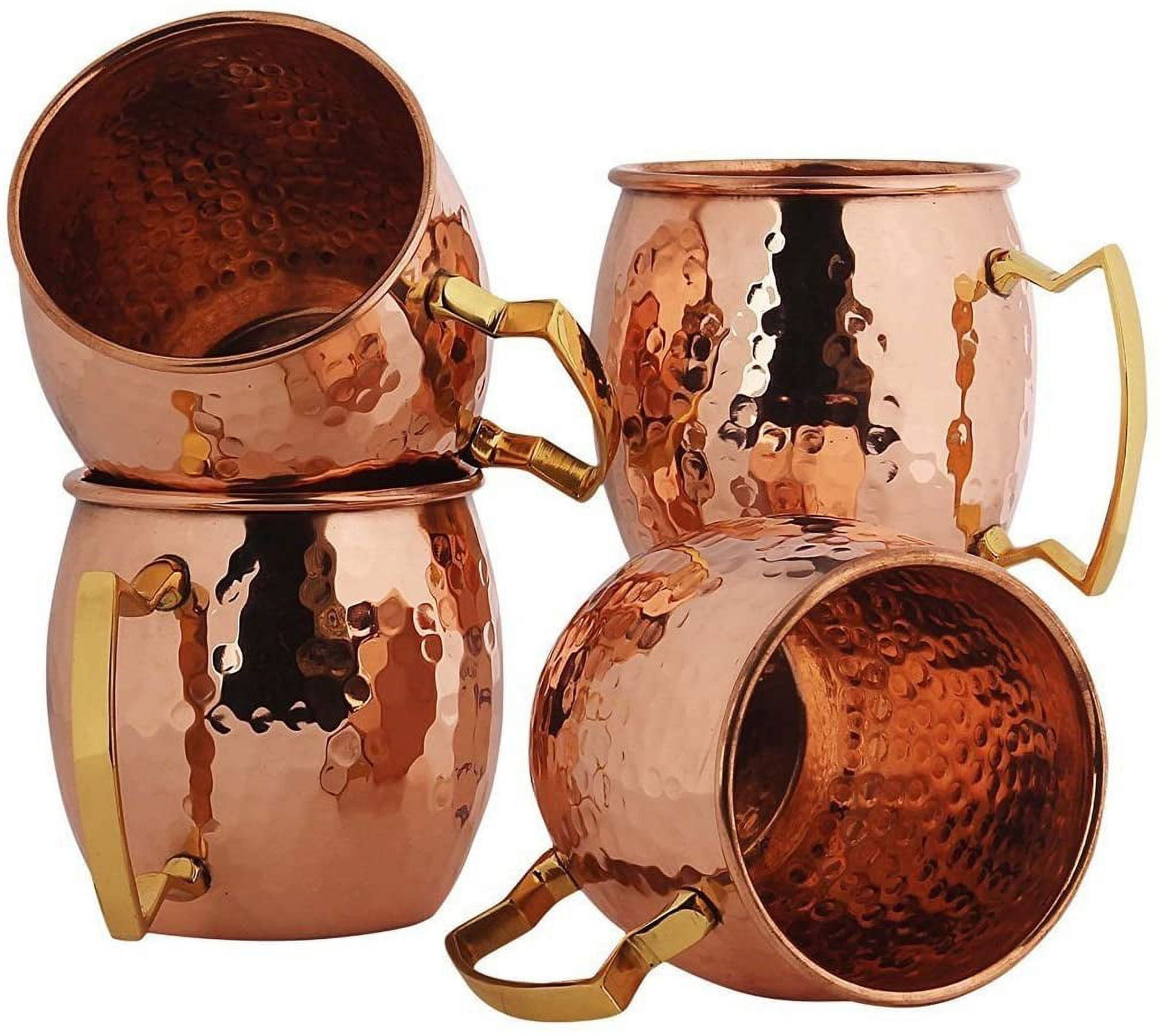 BonBon® Luxury Moscow Mule 100% Copper Mug Cup New by Bon Bon - Walmart.com