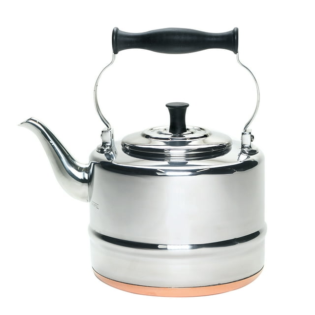 BonJour(r) Tea Stainless Steel and Copper-Base Gooseneck Teapot ...