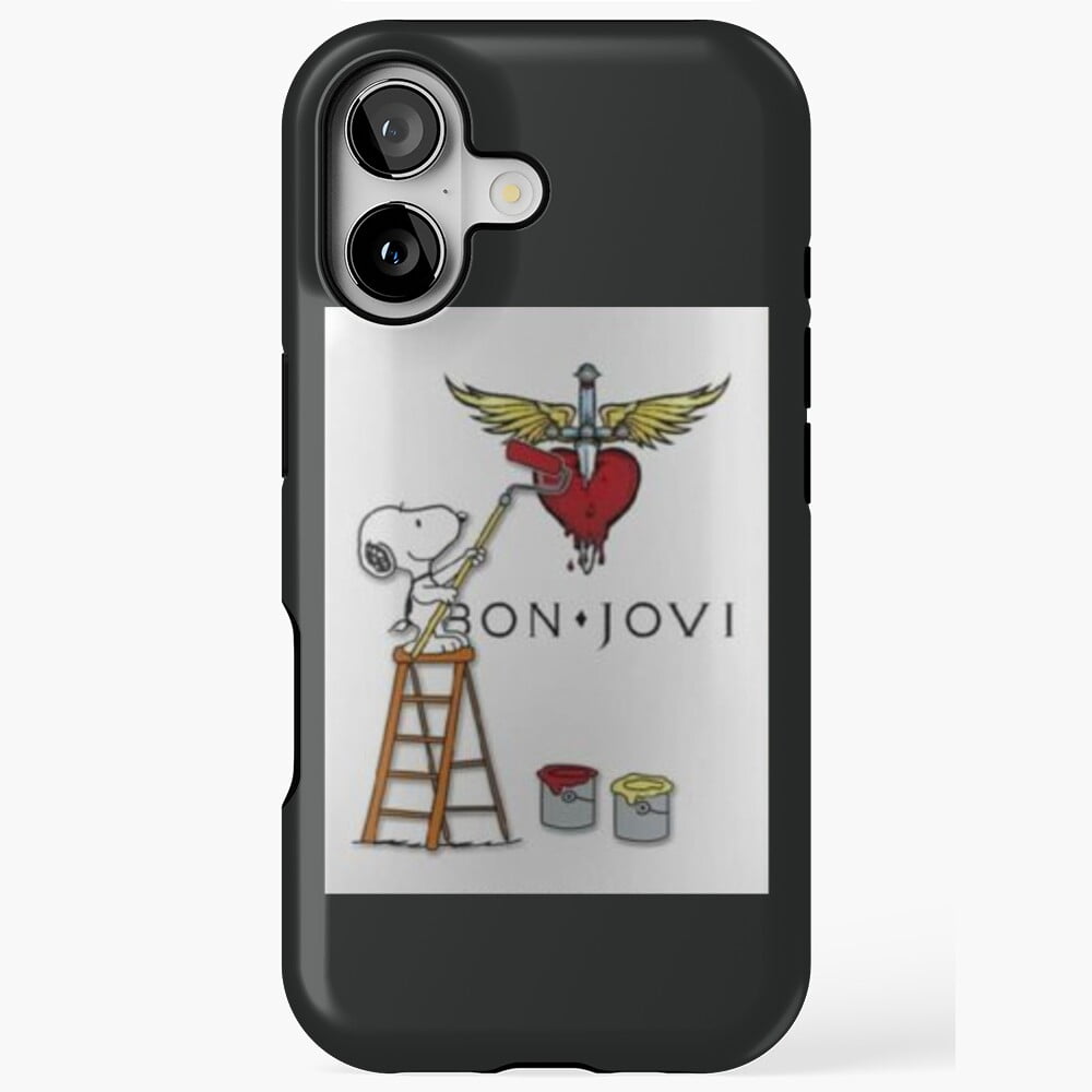 BonJovi rock band music fan art graphic design phone case iPhone Tough ...