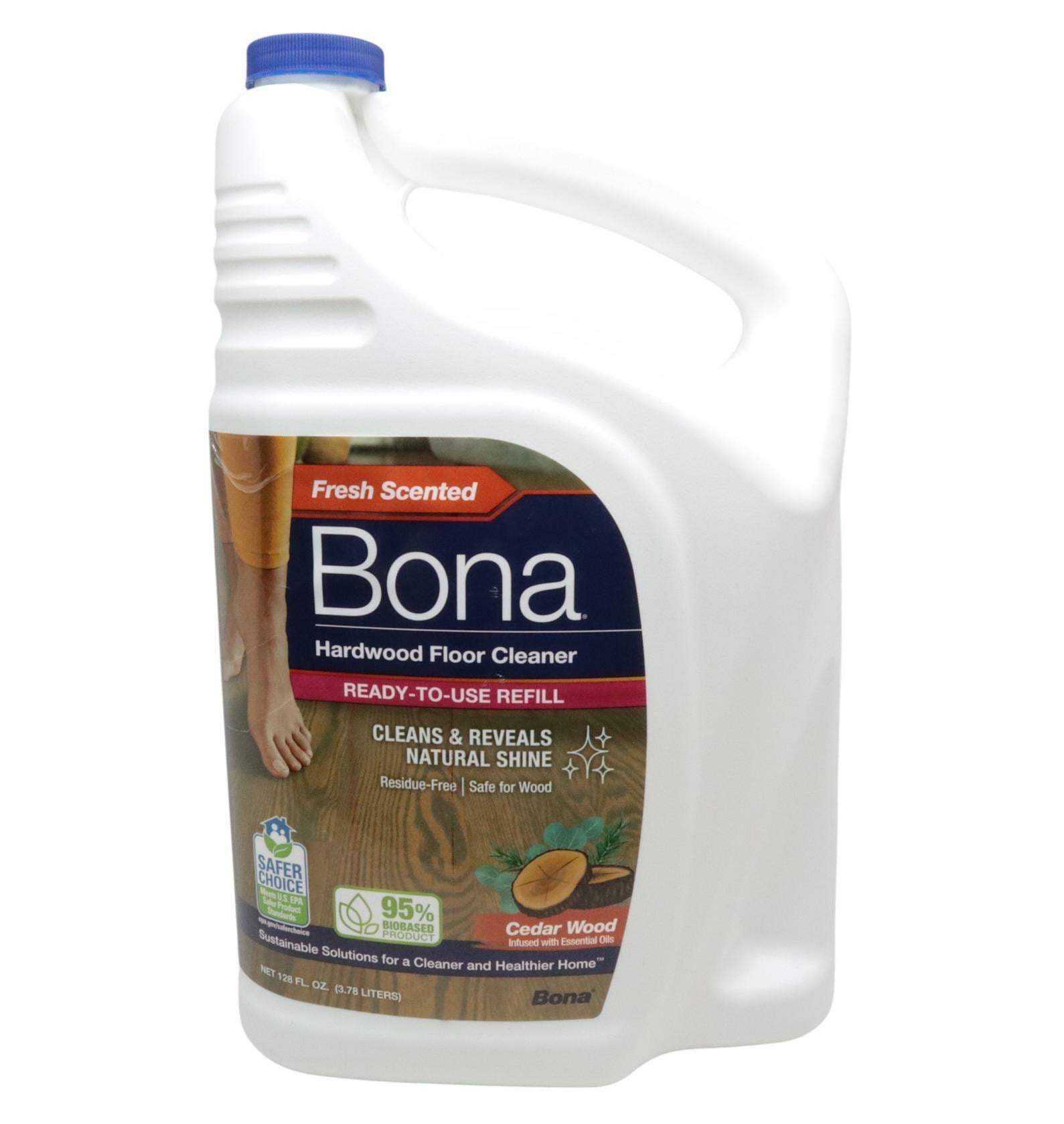 Bona Cedarwood Scent Hardwood Floor Cleaner Liquid 128 oz - Walmart.com
