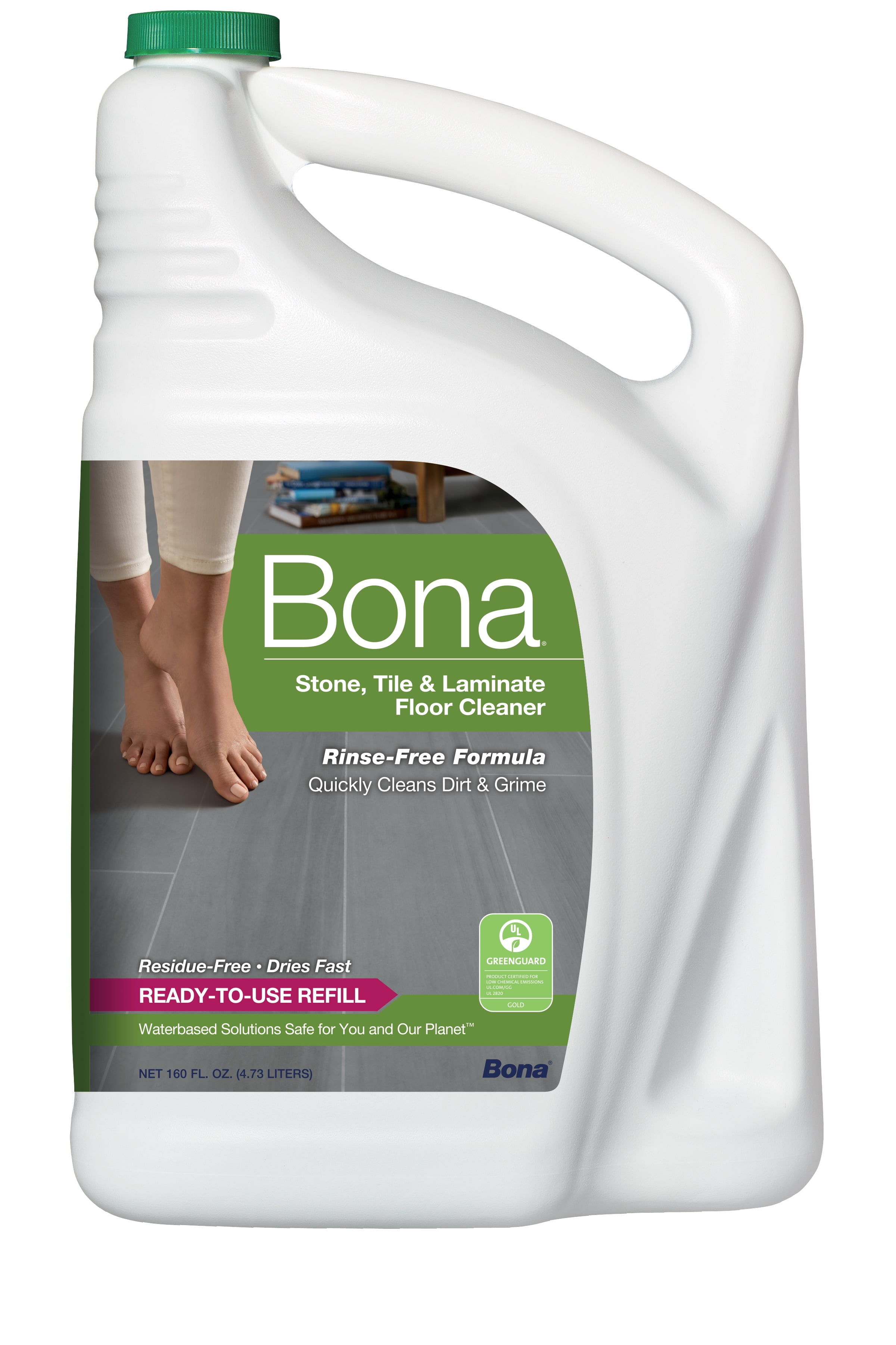 Bona Hard-Surface Floor Cleaner Refill for Cleaning Laminate, Linoleum ...