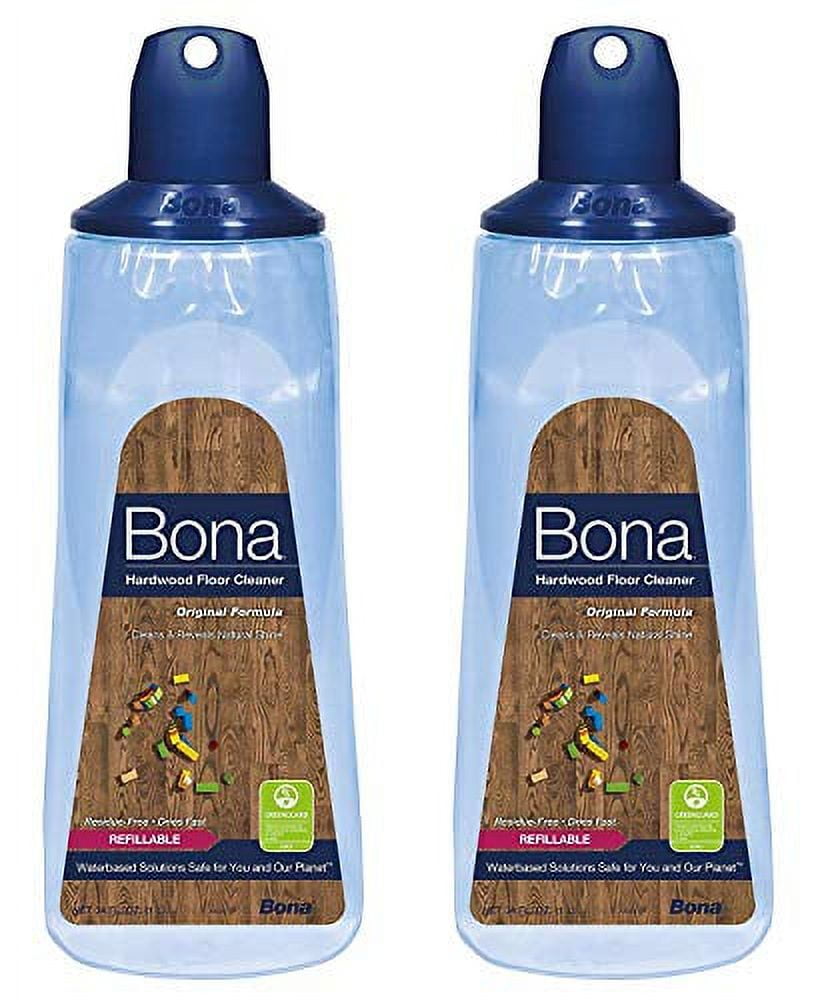 Bona Hardwood Floor Cleaner Refillable Cartridge, 34 oz, 2 Pack ...