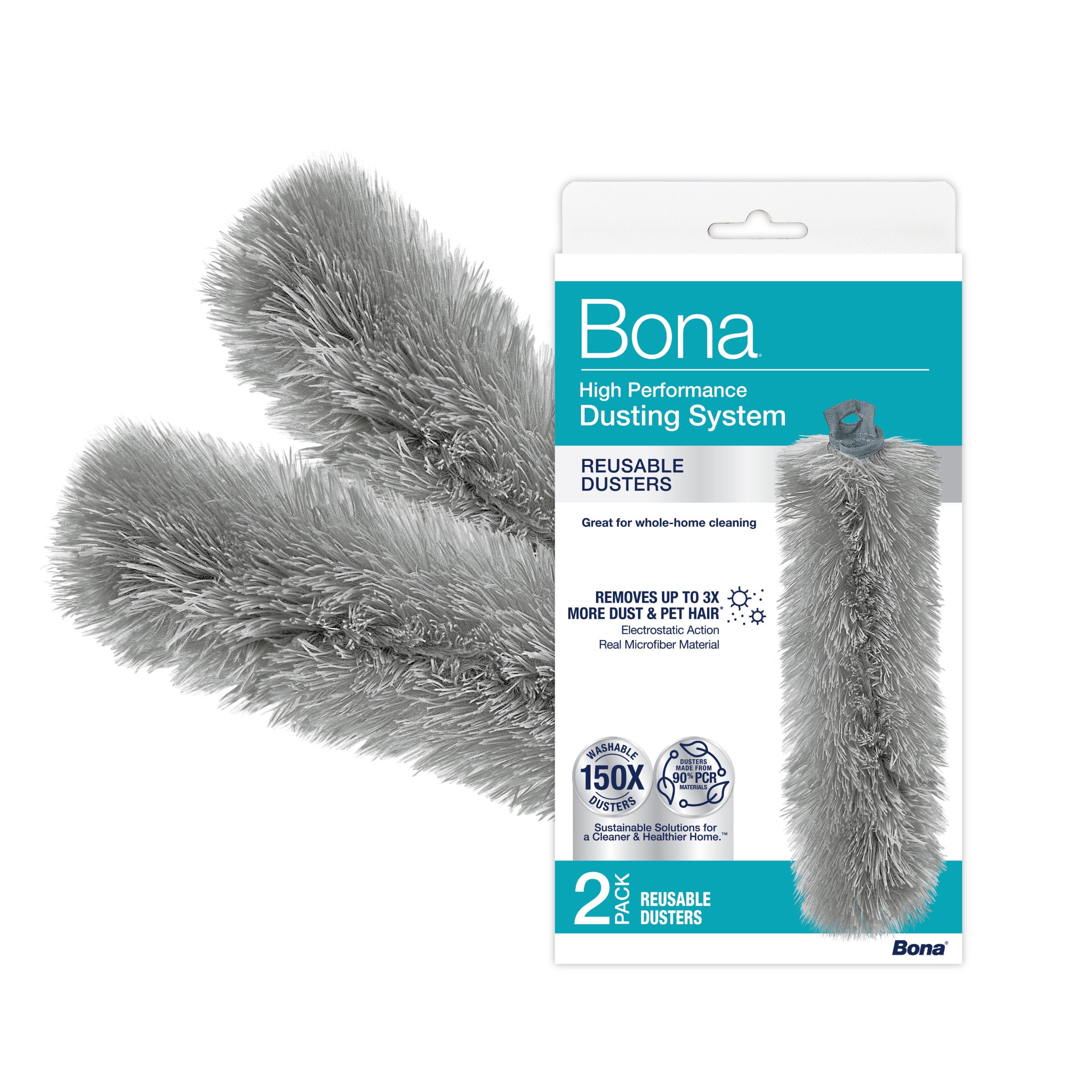 Bona® High Performance Dusting System Reusable Dusters, 2CT - Walmart.com