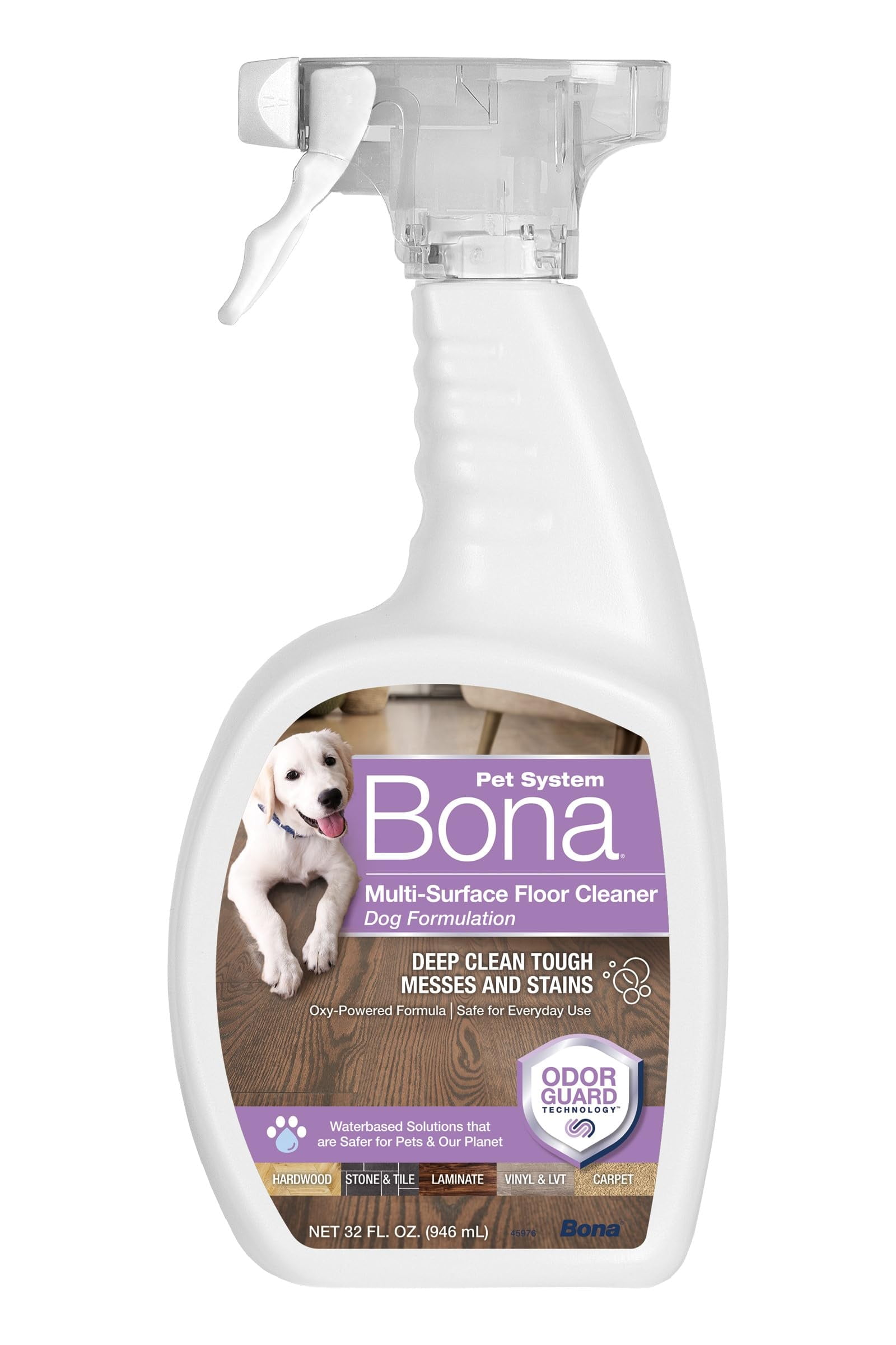 Bona Pet System Multi-Surface Floor Cleaner, Dog Formulation 32 fl oz ...