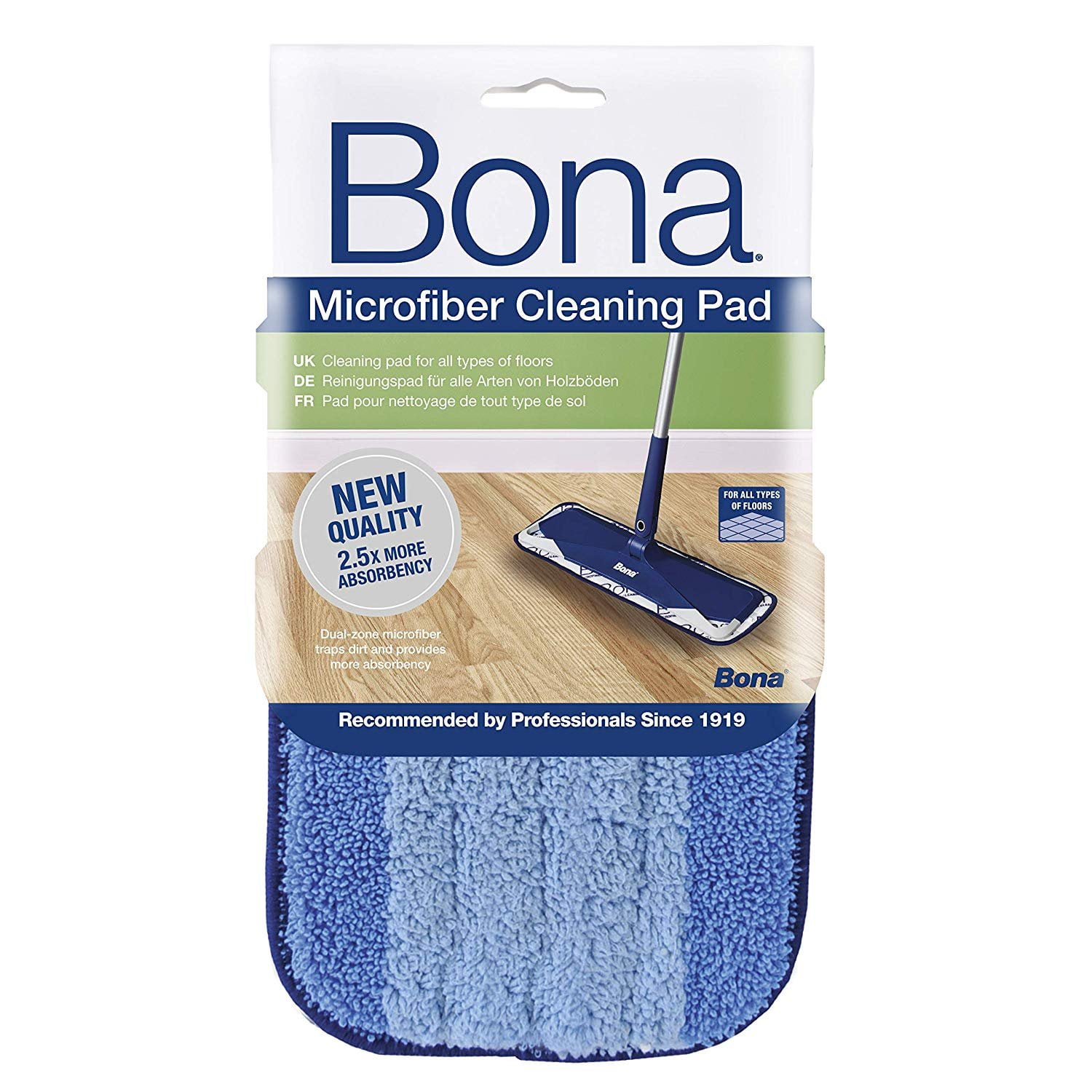 Bona USA Microfiber Mop Covers - Velcro - Walmart.com