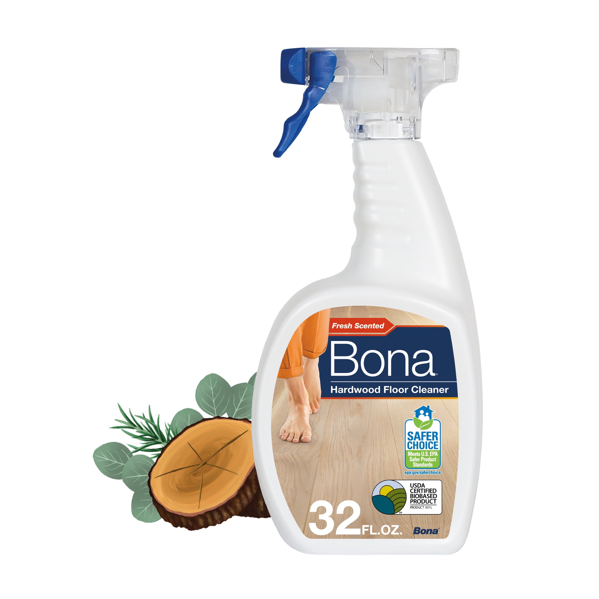 Bona® Hardwood Floor Cleaner with Cedar Wood 32 Fl Oz - Walmart.com
