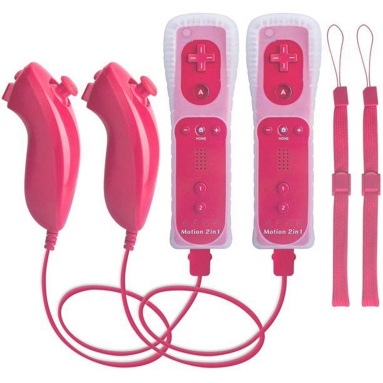 Bonacell Wii Remote Controller Nunchuck with Motion Plus for Nintendo ...