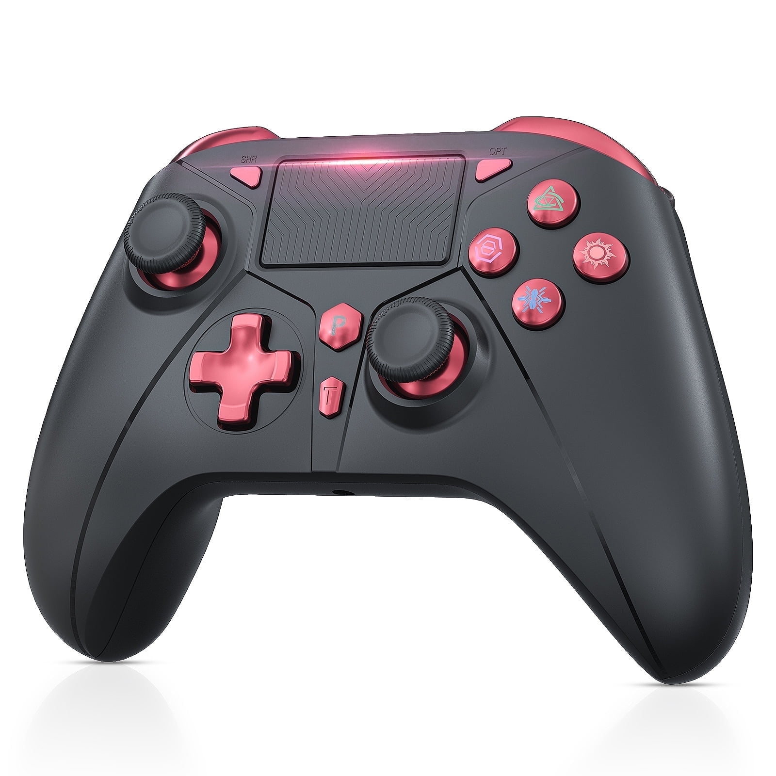 Bonadget Wireless Controller for PS-4 Slim Pro with USB Cable Dual ...