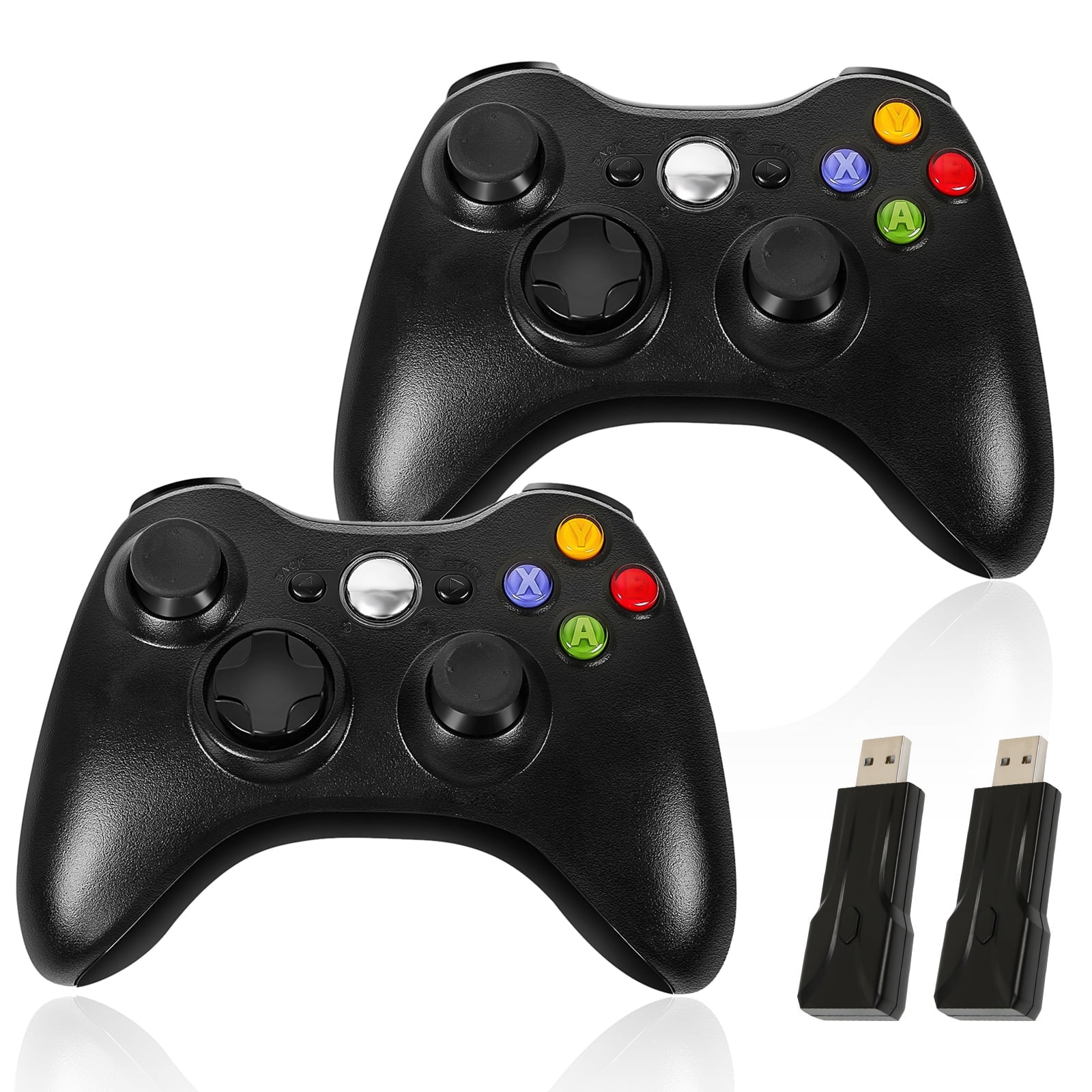 Bonadget Xbox 360 Controller, Wired Controller for Xbox 360, 2.4GHZ ...