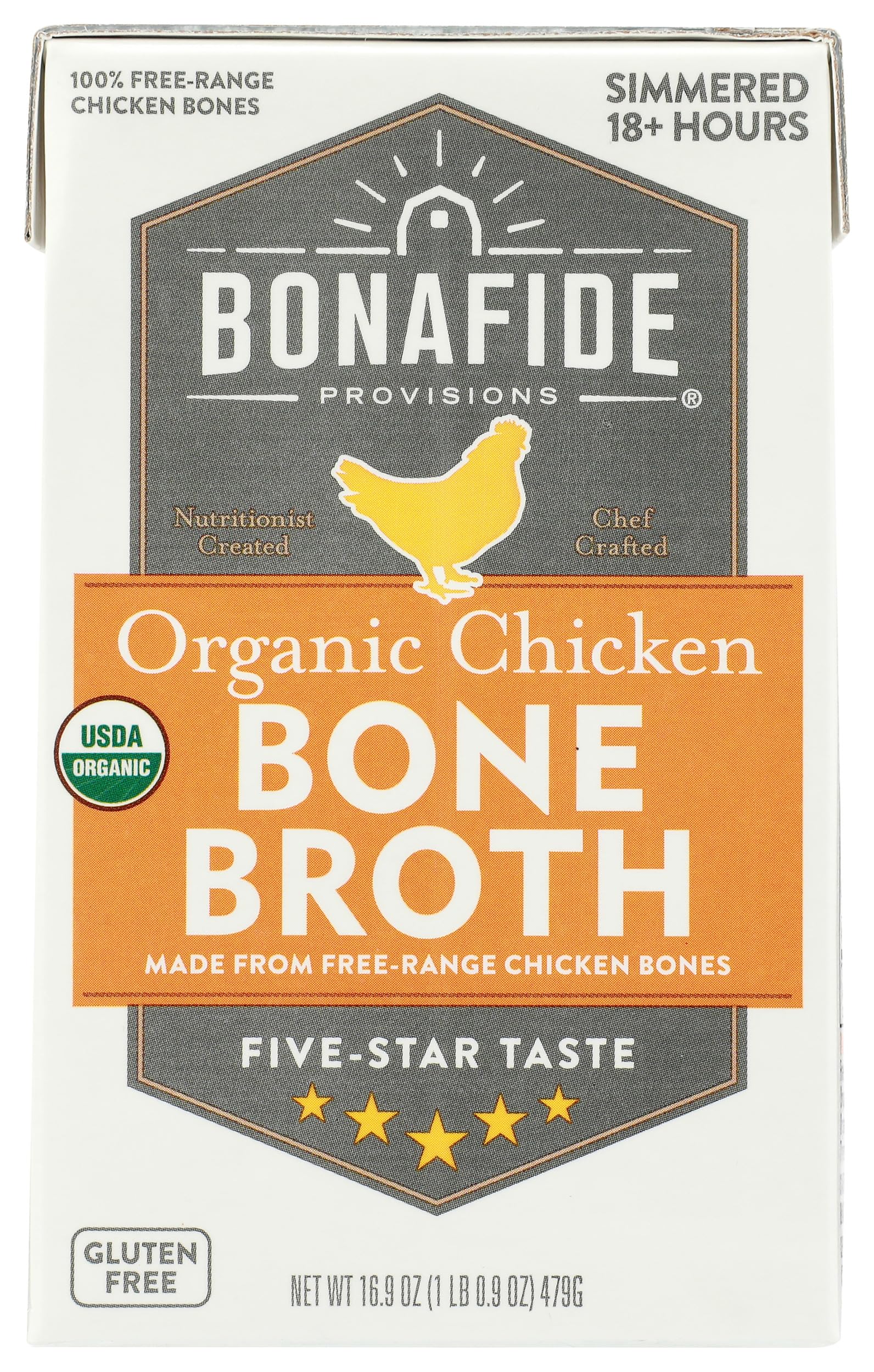 Bonafide Chicken Bone Broth Dry 16.9 oz (Pack Of 6) - Walmart.com