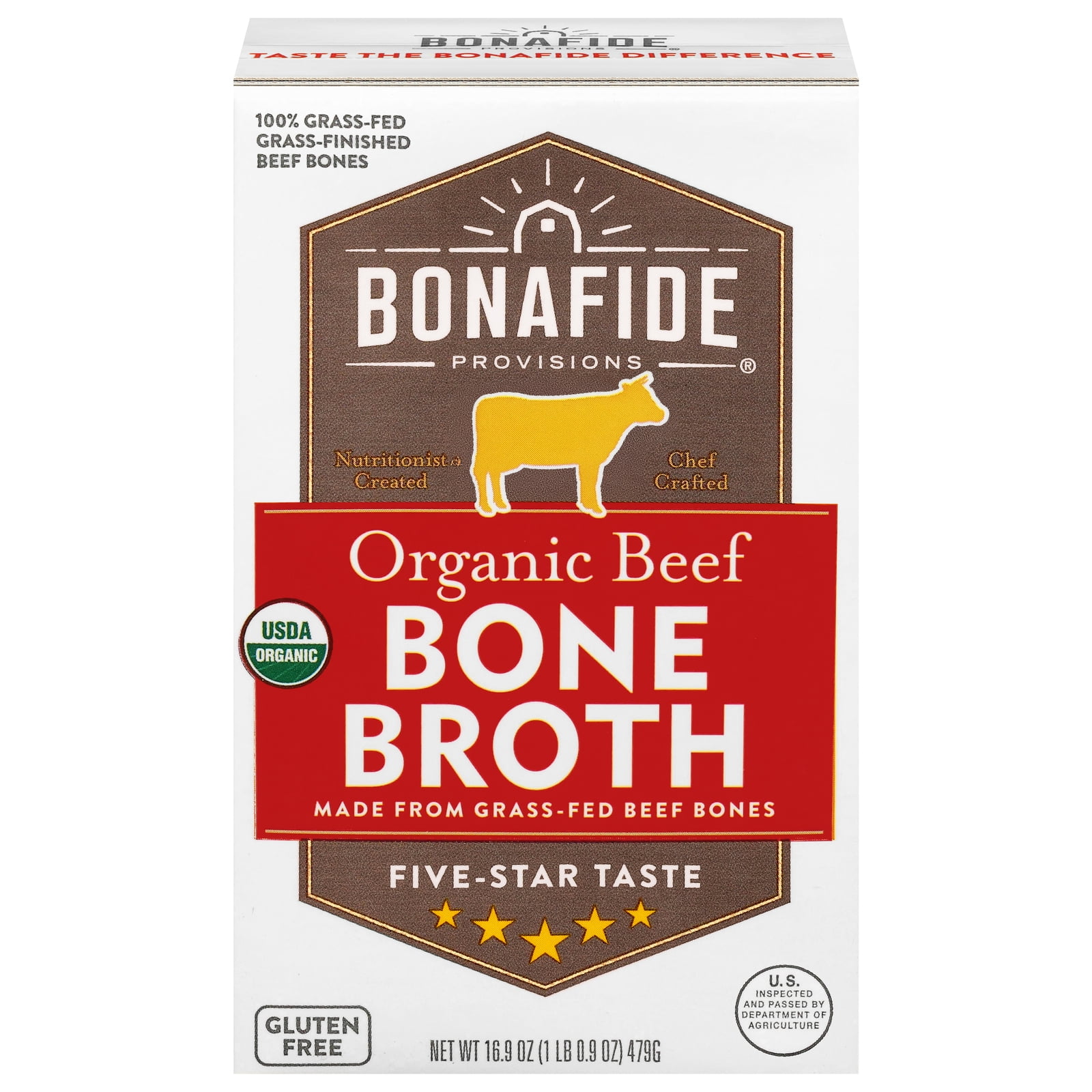(Case Of 6) Bonafide Provisions - Bone Broth Og2 Beef Dry 16.9 Fz ...