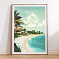 Bonaire Caribbean Tropical Island Wall Art Unframed Paper Print ...