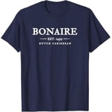 Bonaire Throwback Letter Mens Womens ABC Islands Souvenir T-Shirt ...