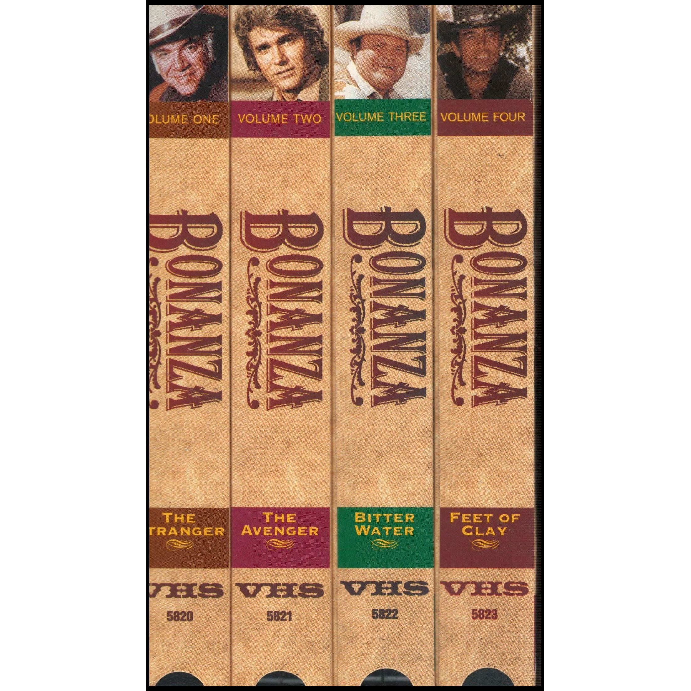 Bonanza 4 Tape Set: The Stranger, the Avenger, Bitter Water, Feet of ...