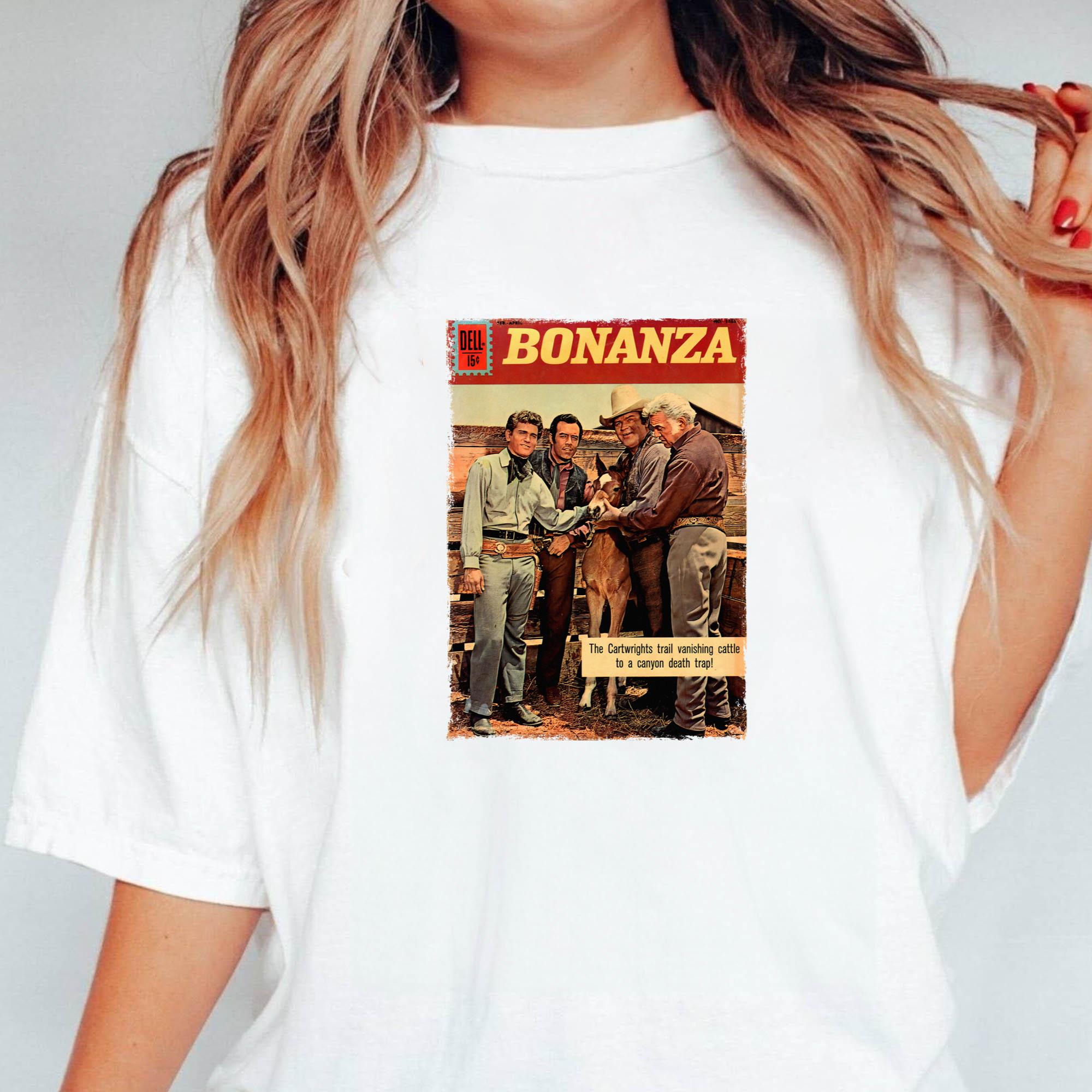 Bonanza Classic Western Television Series Fan Tribute V28 Unisex T ...