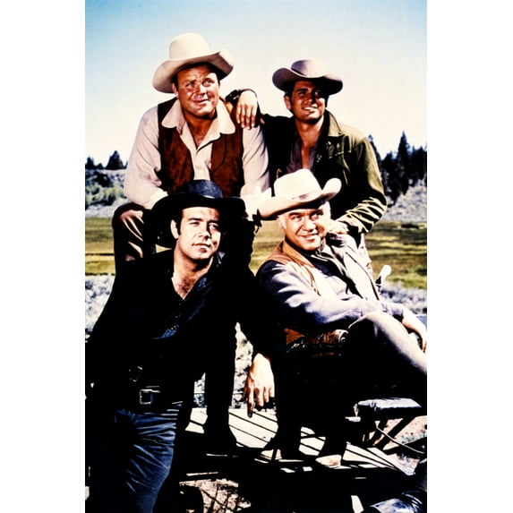 Bonanza Poster Metal Sign 8Inx 12In Art Print On Metal 8x12 Multi-Color ...