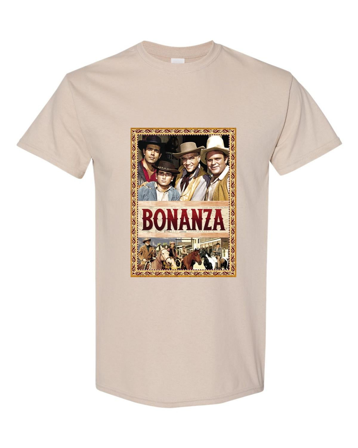Bonanza T-Shirt Classic TV Series Scene Graphic for Retro Fans, for men ...