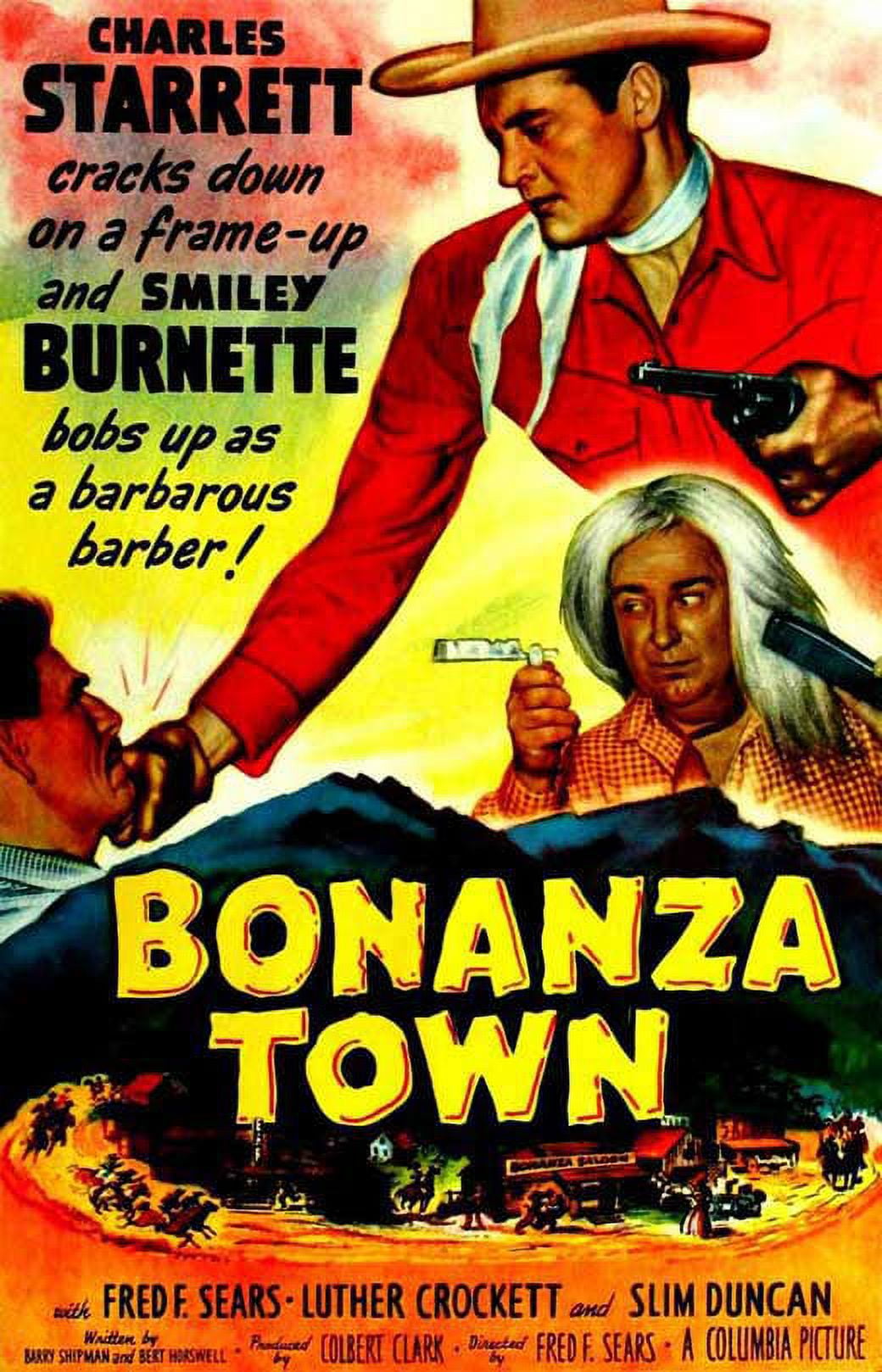 Bonanza Town POSTER (27x40) (1951) - Walmart.com
