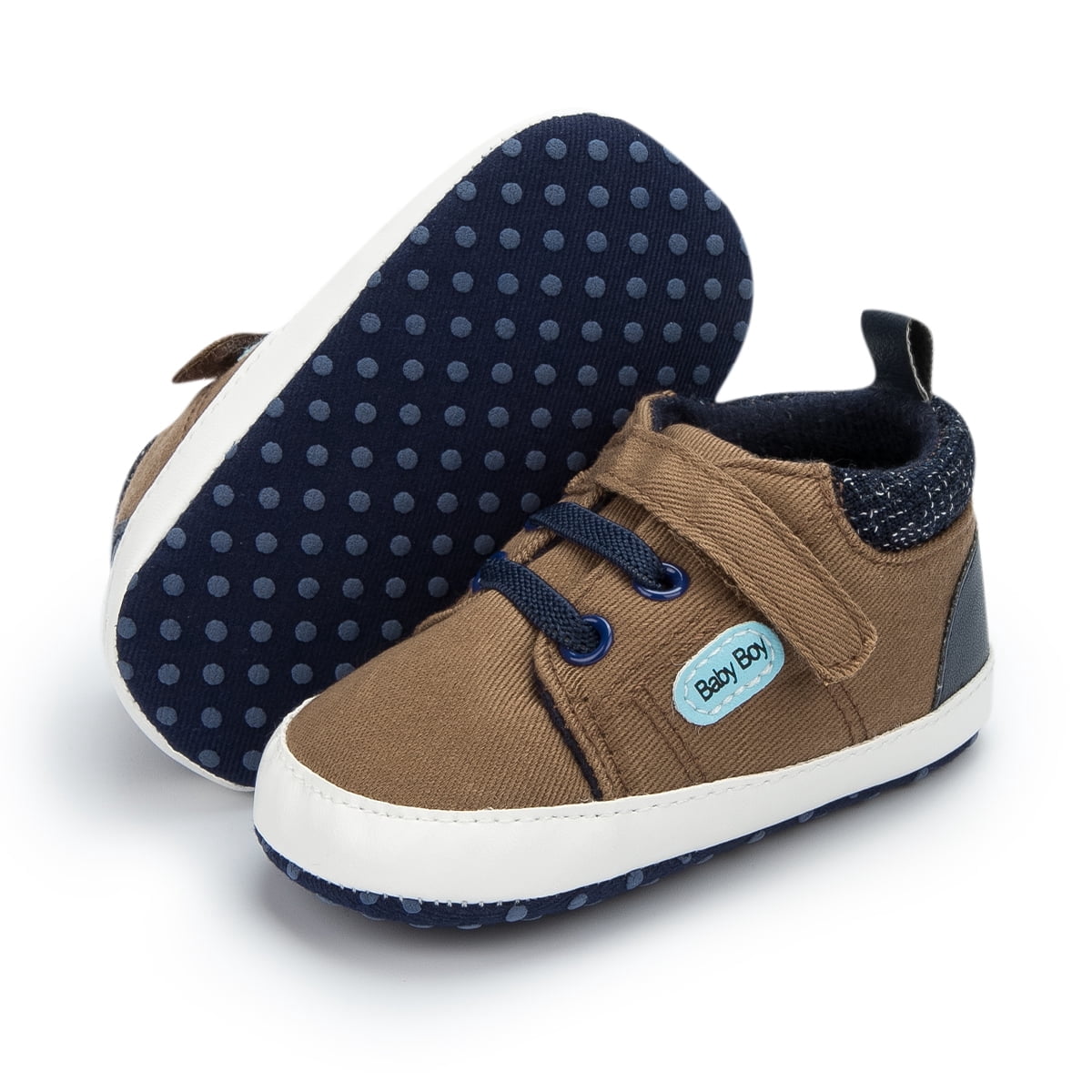 Bonario Baby Boys Girls Shoes Infant High Tops Ankle Sneakers Soft Anti ...