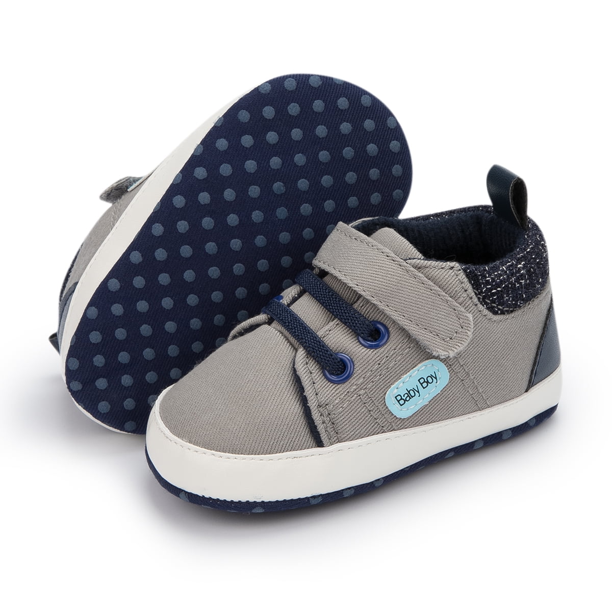 Bonario Baby Boys Girls Shoes Infant High Tops Ankle Sneakers Soft Anti ...