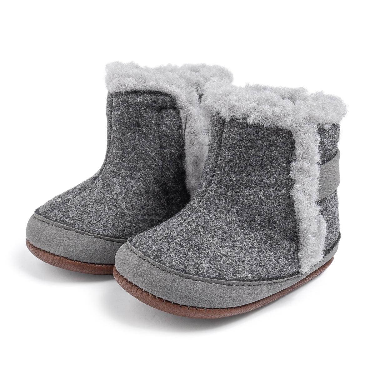 Bonario Baby Girls Boys Snow Warm Boots Infant Winter Booties Newborn ...