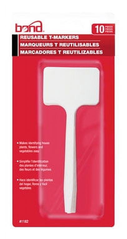 Bond 1182 Manufacturing 6 In. H X 2-1/8 In. W White Plastic Plant Label ...