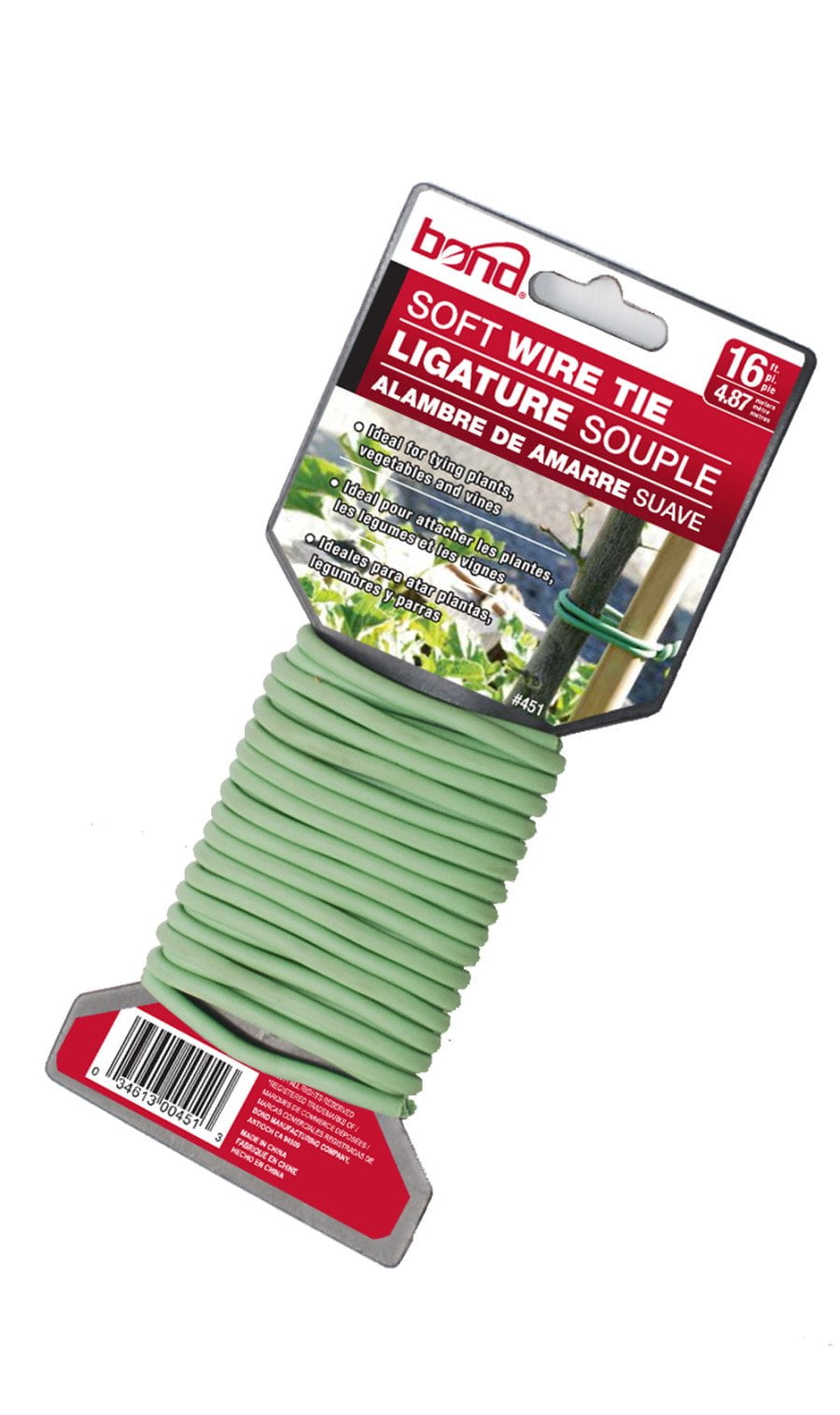 Bond 3/16 in. W Green Soft Wire Ties - Walmart.com