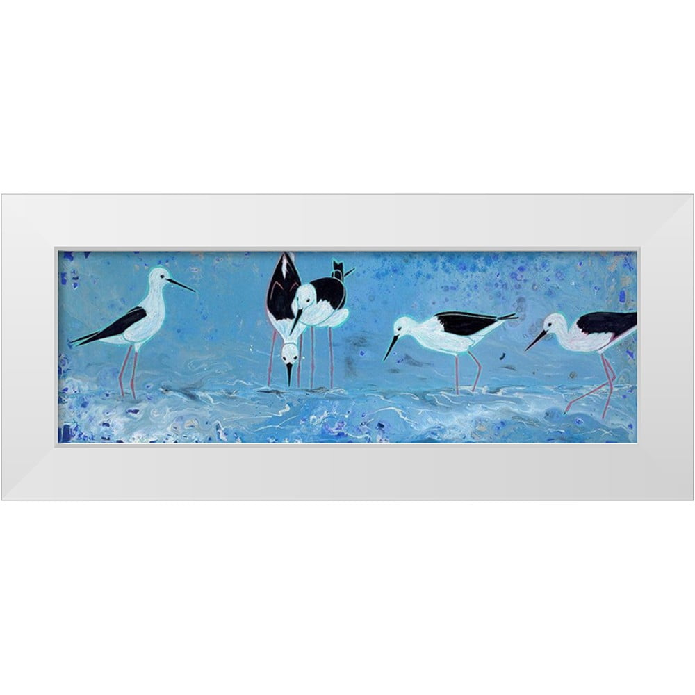 Bond, Angela 14x7 White Modern Wood Framed Museum Art Print Titled ...