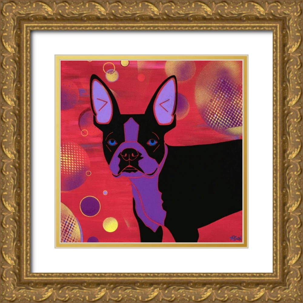 Bond, Angela 26x26 Gold Ornate Wood Framed with Double Matting Museum ...