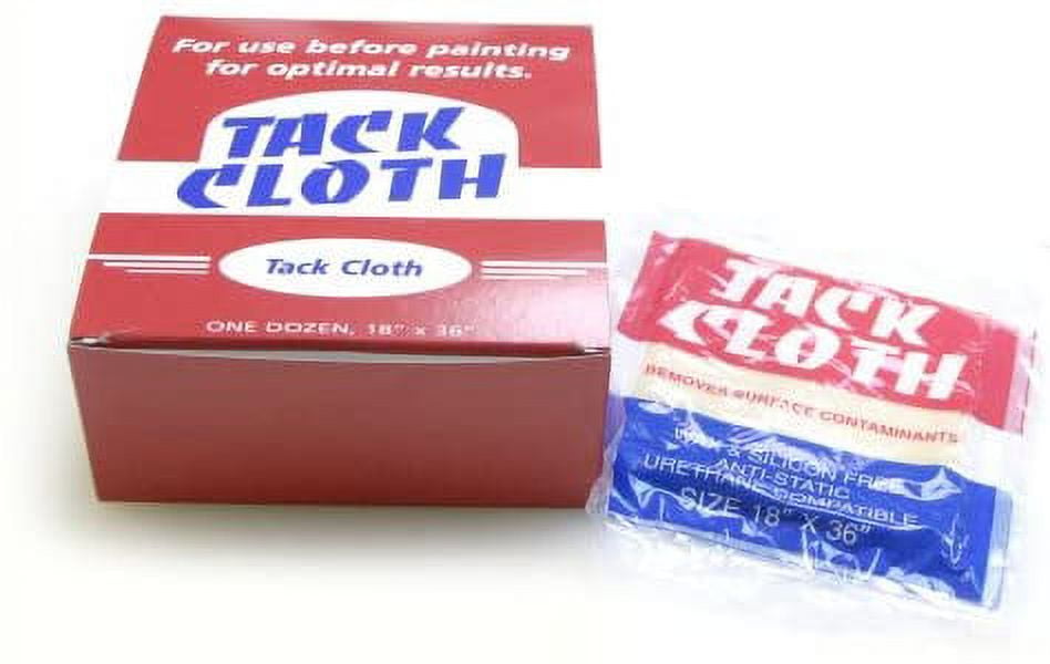 Bond Crystal Tack Cloth (18" x 36"), Case of 12 Boxes (144 Cloths Total ...
