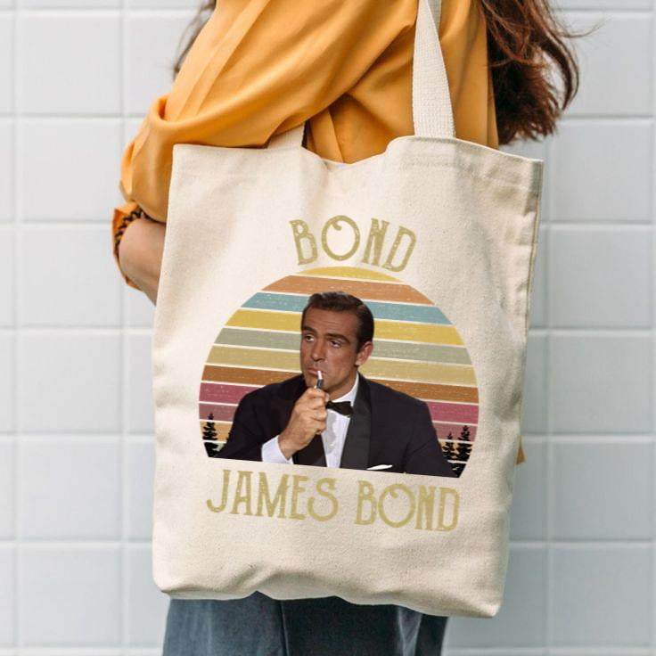 Bond James Bond Vintage Tote Bag, James Bond Movie Bag, For James Bond ...