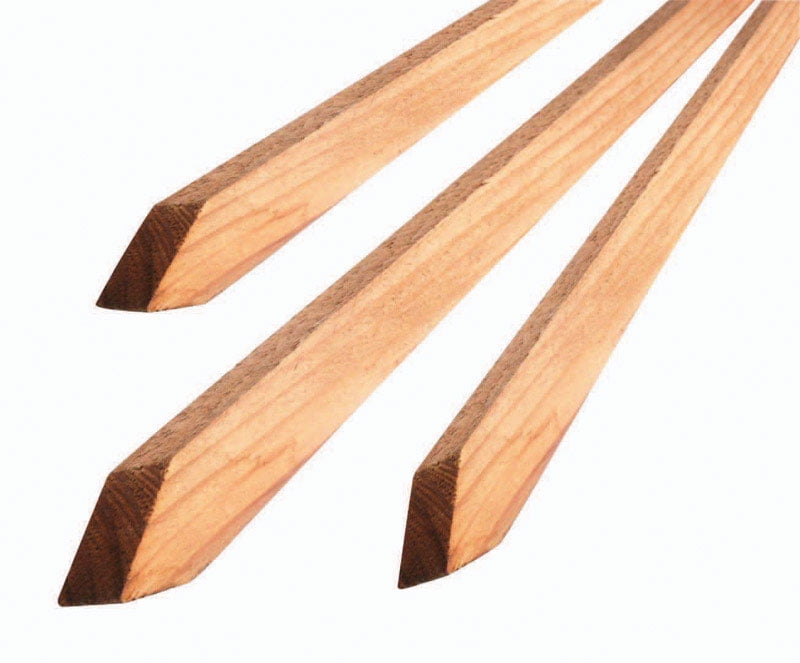 Bond Mfg 989657 4 x 1 x 1 Redwood Tree Stake - Walmart.com