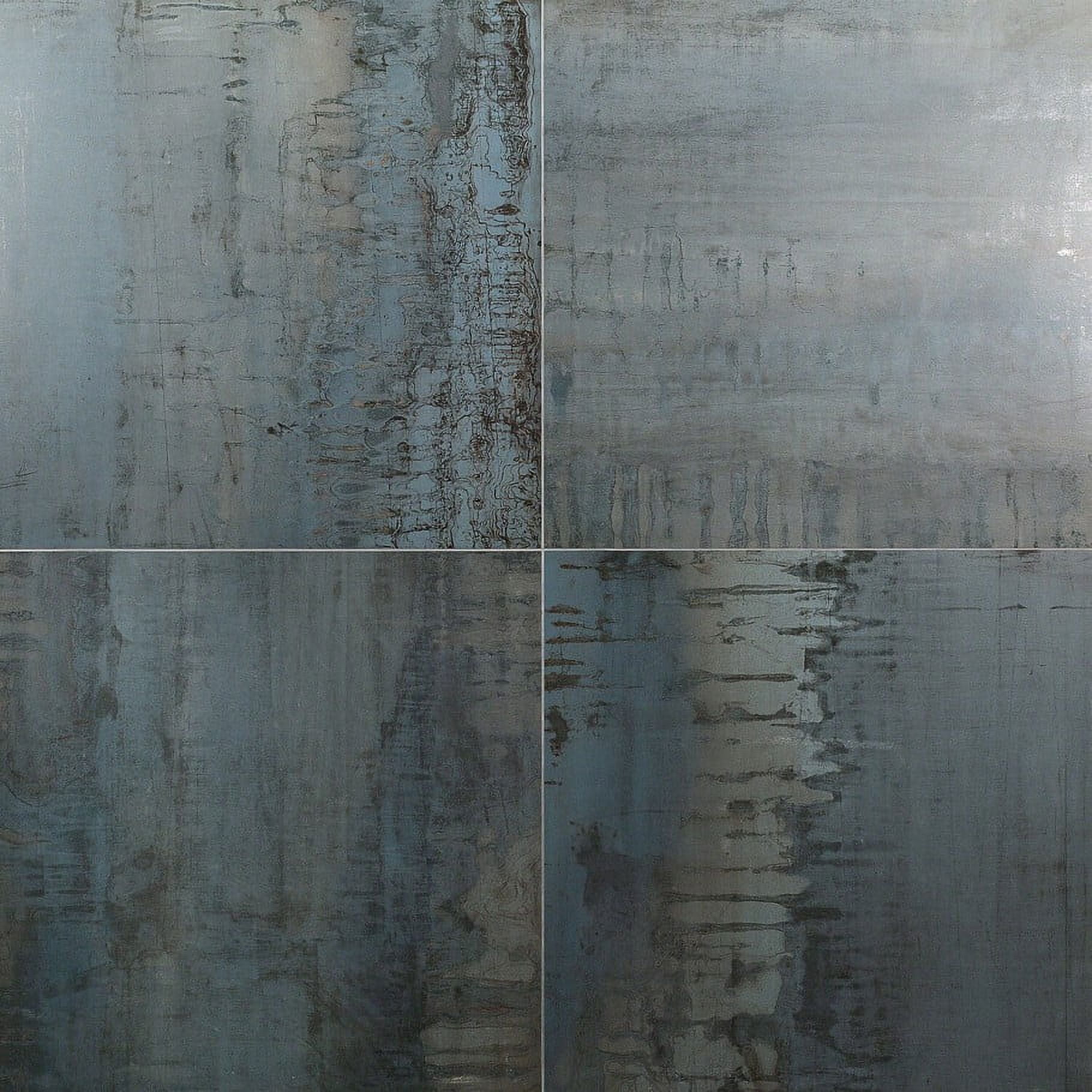Bond Tile Alloy Steel Blue 24 in. x 24 in. Matte Porcelain Tile (4 ...