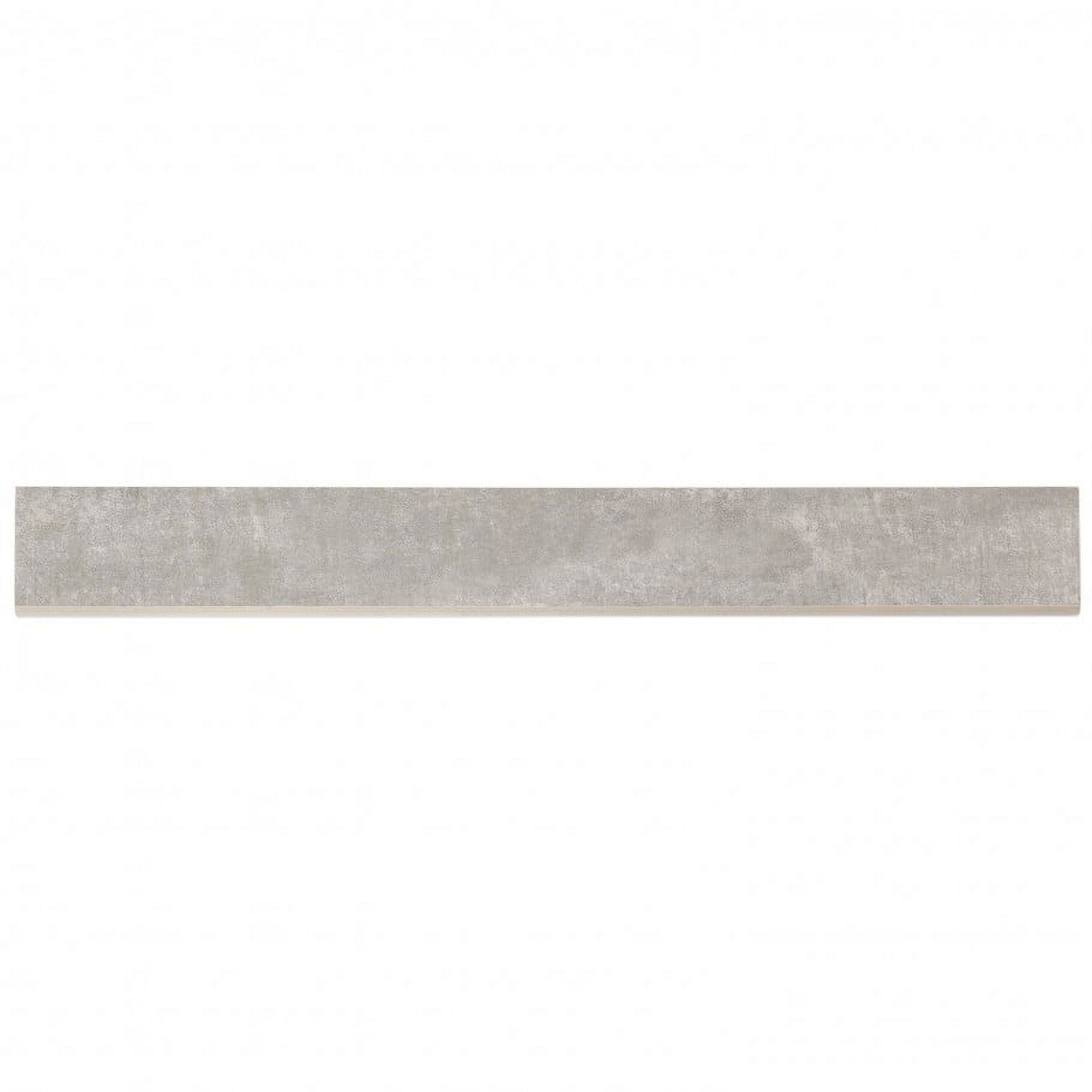 Bond Tile Core Cement Ash 3 in. x 24 in. Matte Porcelain Bullnose Tile ...