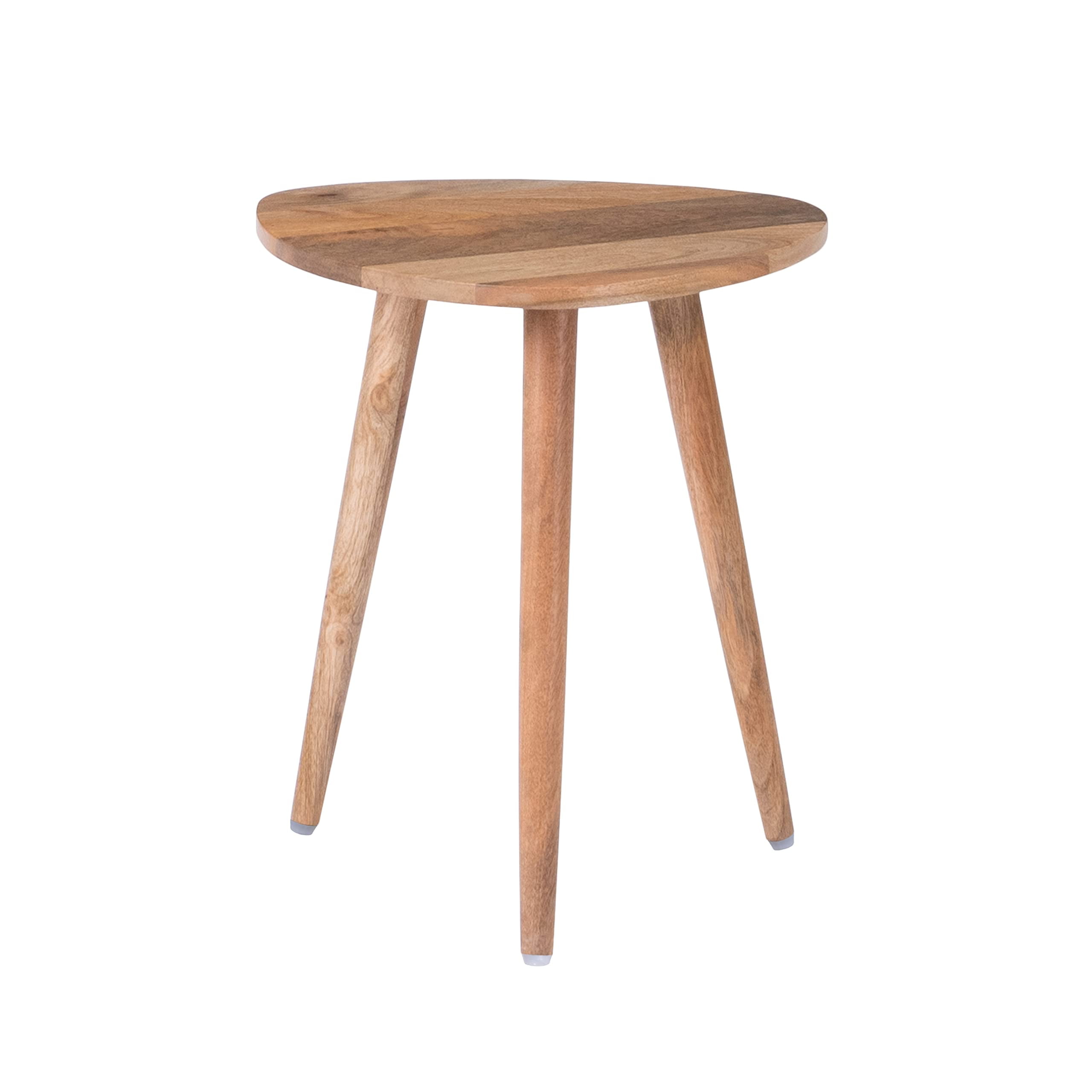 Bond Wooden Triangle End Table - Exclusively Designed Modern Small Side ...