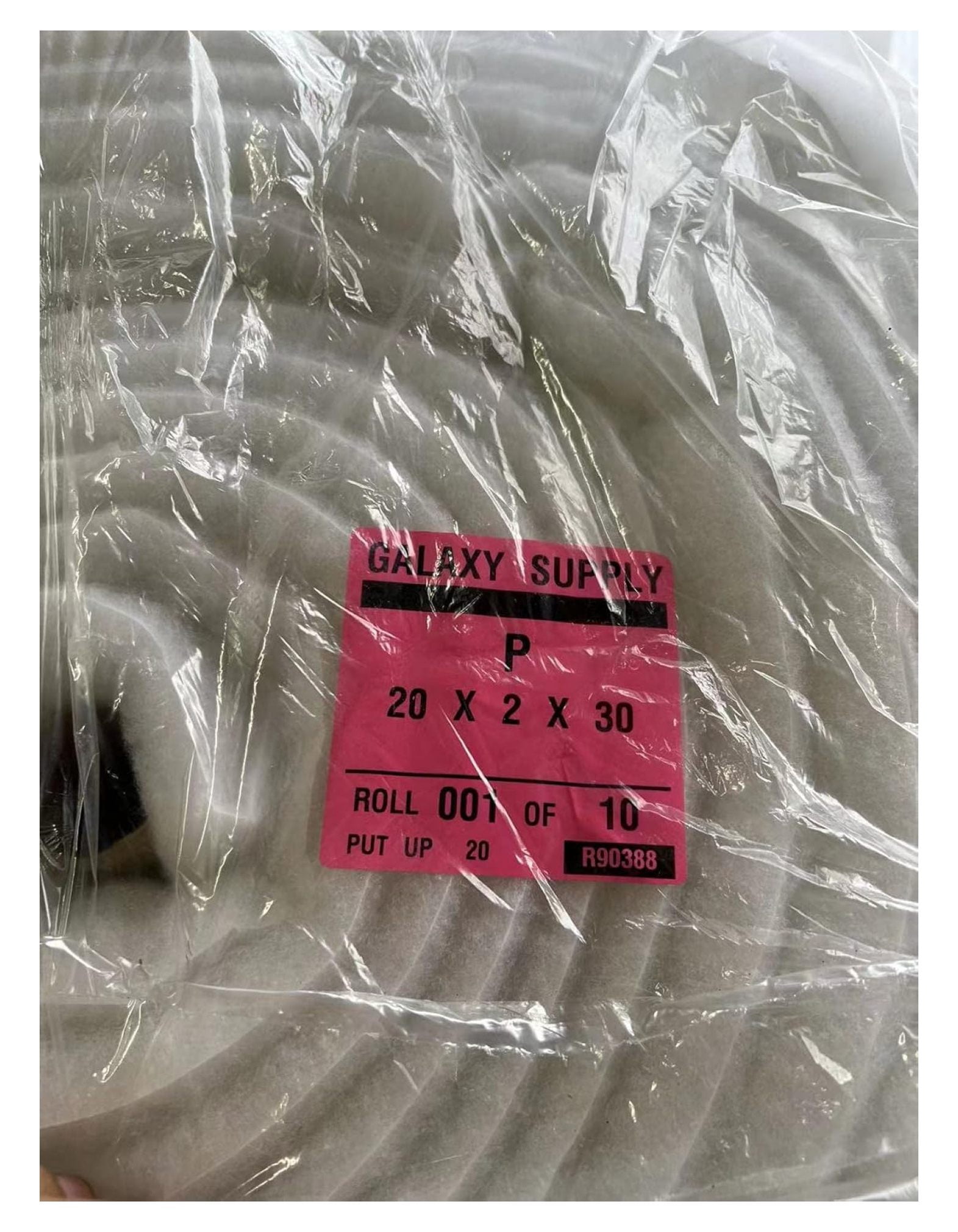 Bonded Dacron Upholstery Grade Polyester Batting, 1-1/4" x30"x 5 Yards ...