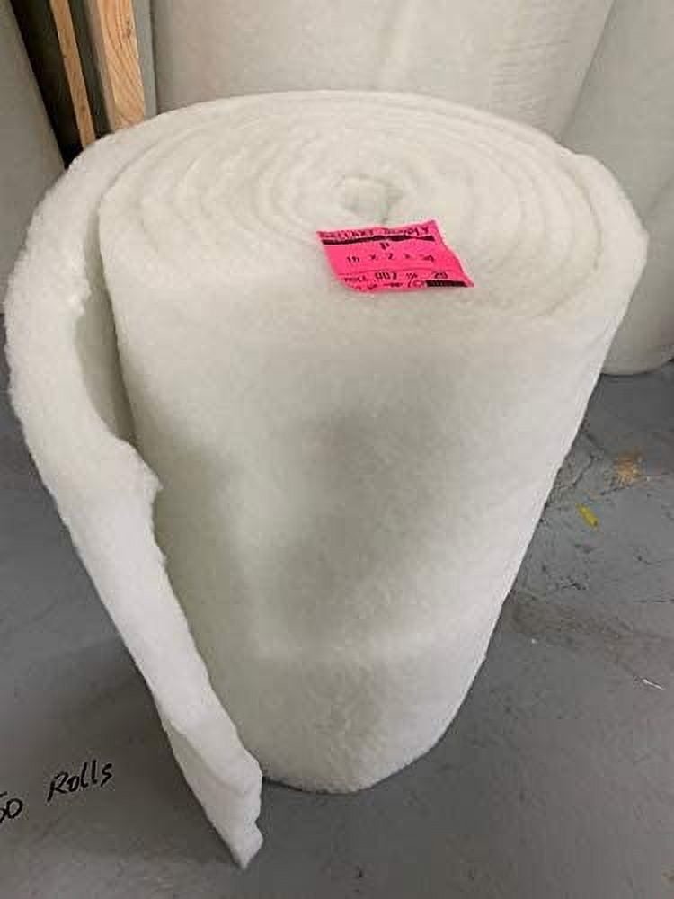 Bonded Dacron Upholstery Grade Polyester Batting, " x30"x10 Yards. Note ...