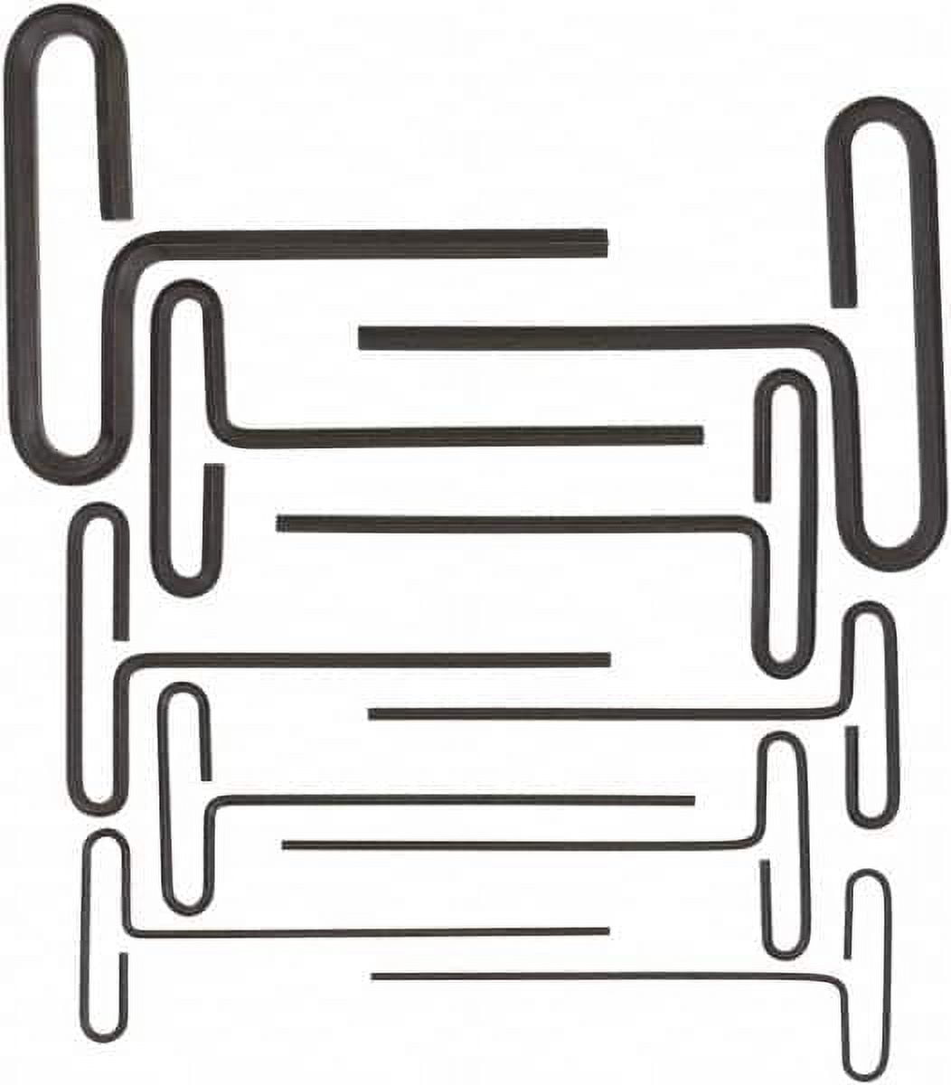 Bondhus 10 Piece Loop T-Handle Hex Key Set Hex Range 3/32 to 3/8", 6 ...