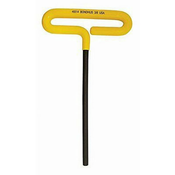 Bondhus 46512 1/4 x 9" Hex Tip Cushion Grip Loop T-Handle with ProGuard ...