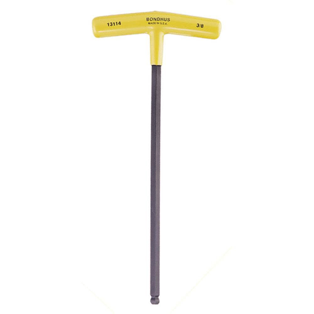 Bondhus Balldriver T-Handle Hex Keys, 1/4 in, 10.8 in Long - 6 EA (116 ...
