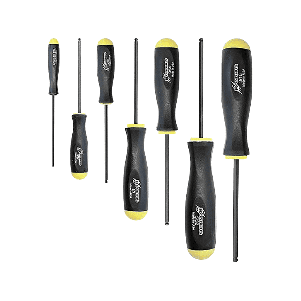 Bondhus Corp. 7-Piece Hex Ball End Screwdriver Set - Walmart.com